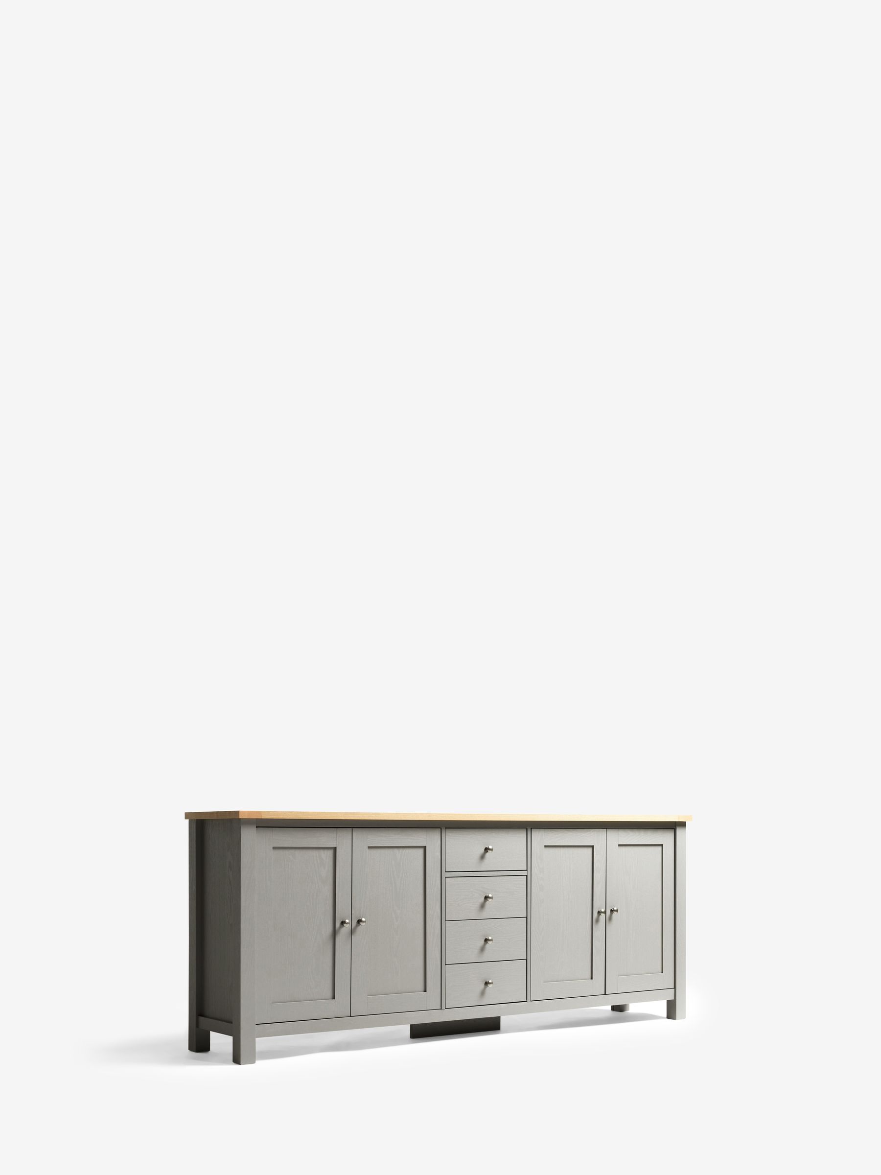 Buy Dove Grey Malvern Oak Effect Extra Large Sideboard from the Next UK ...