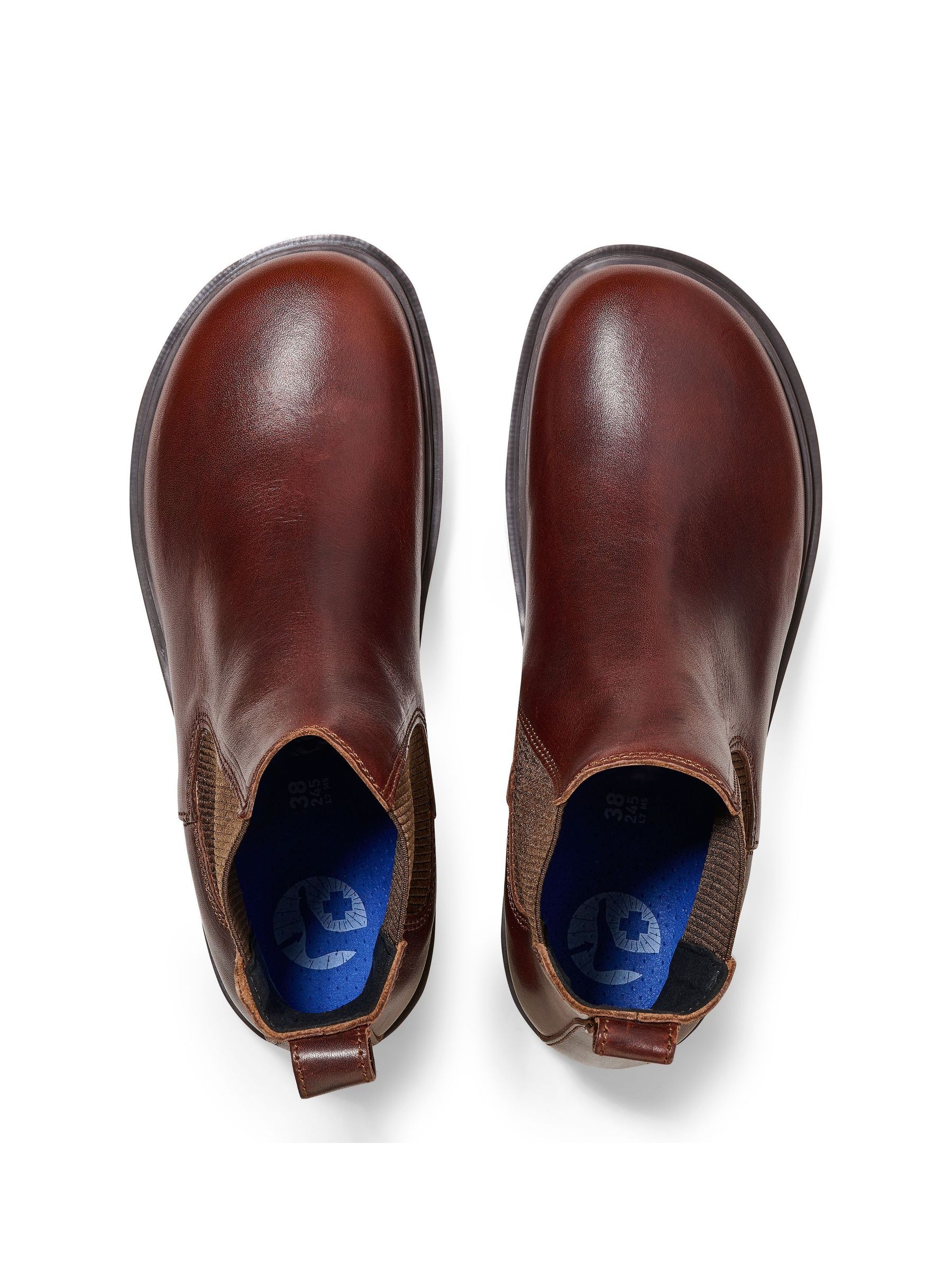 Buy Birkenstock Brown Highwood Leather Chelsea Boots from the Next UK ...