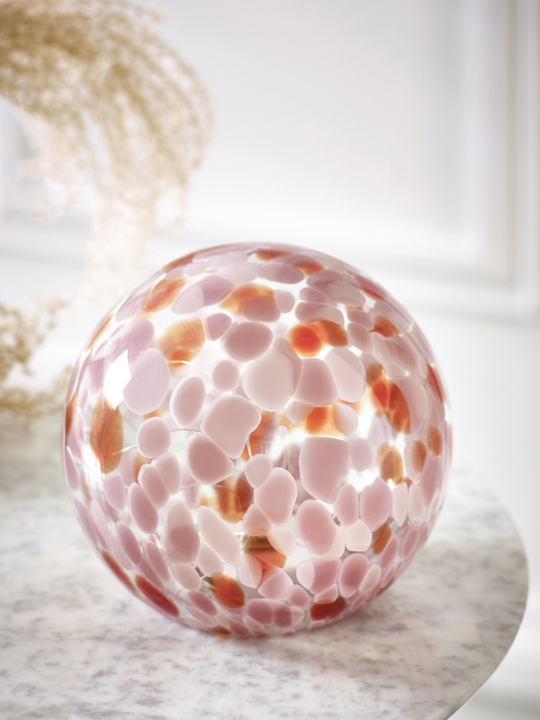 Buy Pink Confetti Sphere Battery Operated Feature Light from the Next ...