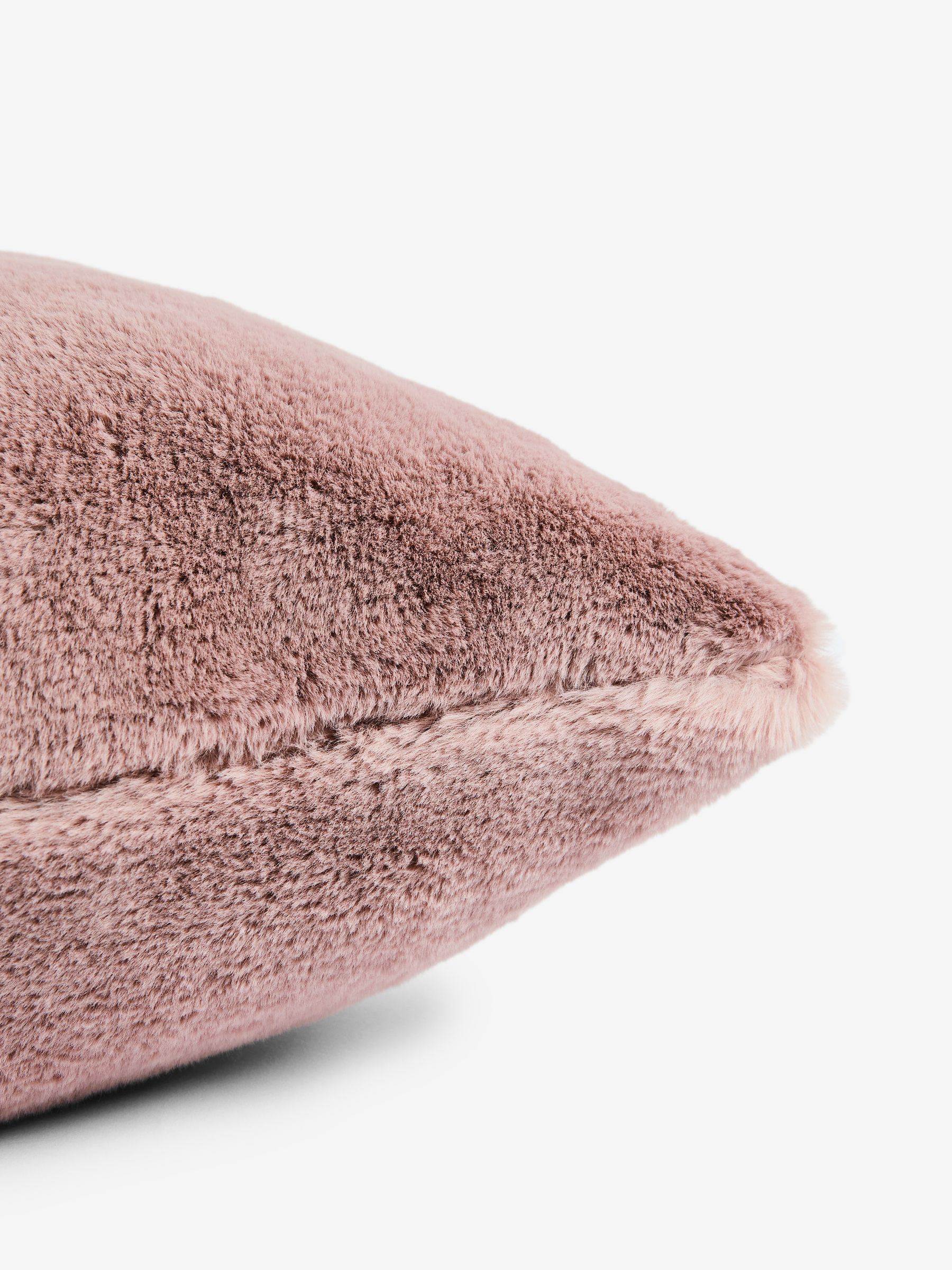 Buy Pink Soft To Touch Plush 50 x 50cm Faux Fur Cushion from the Next ...