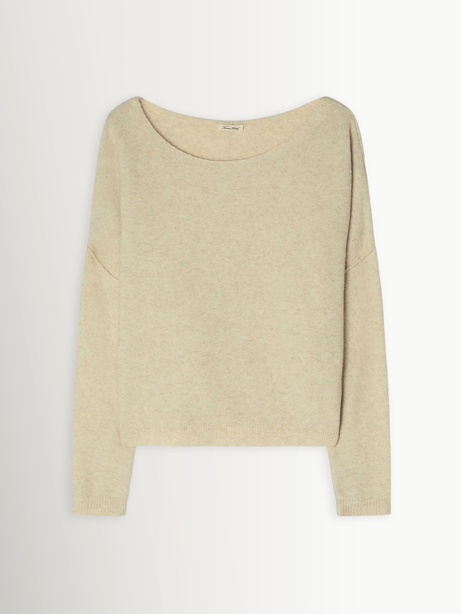 Buy American Vintage Natural Damsville Slouchy Knitted Jumper from the ...