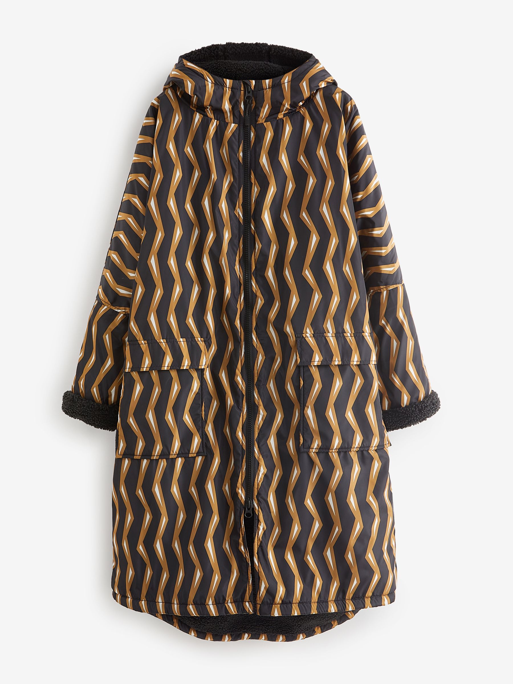 Buy Scion Changing Black Print Robe from Next Ireland
