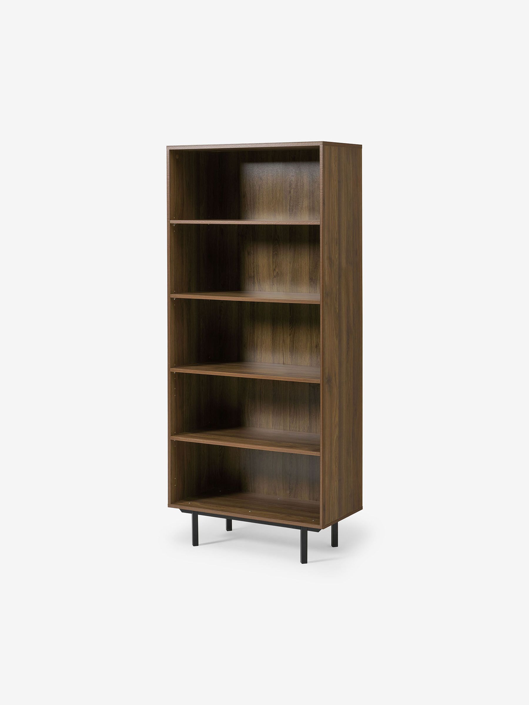 Buy MADE.COM Walnut Effect Damien Display Shelving Unit from the Next ...