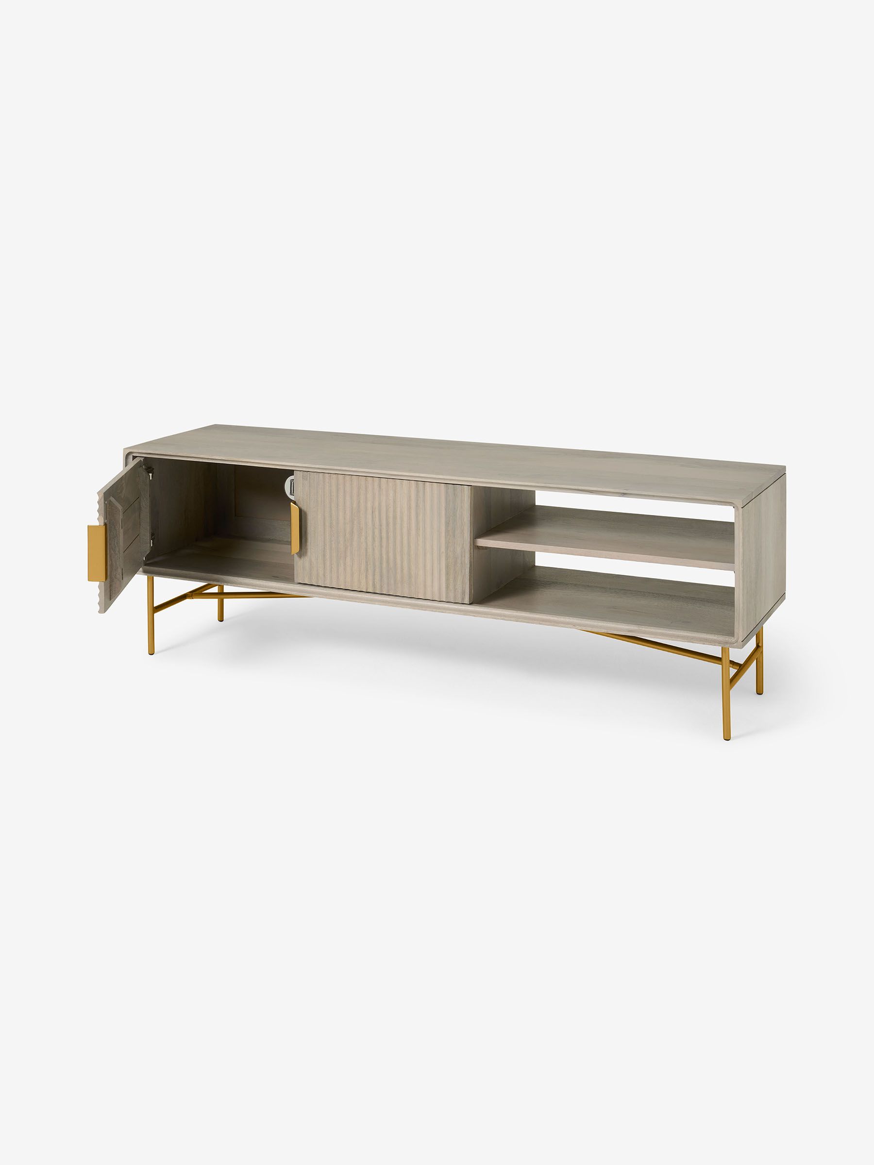 Buy MADE.COM Grey Haines TV Unit from the Next UK online shop