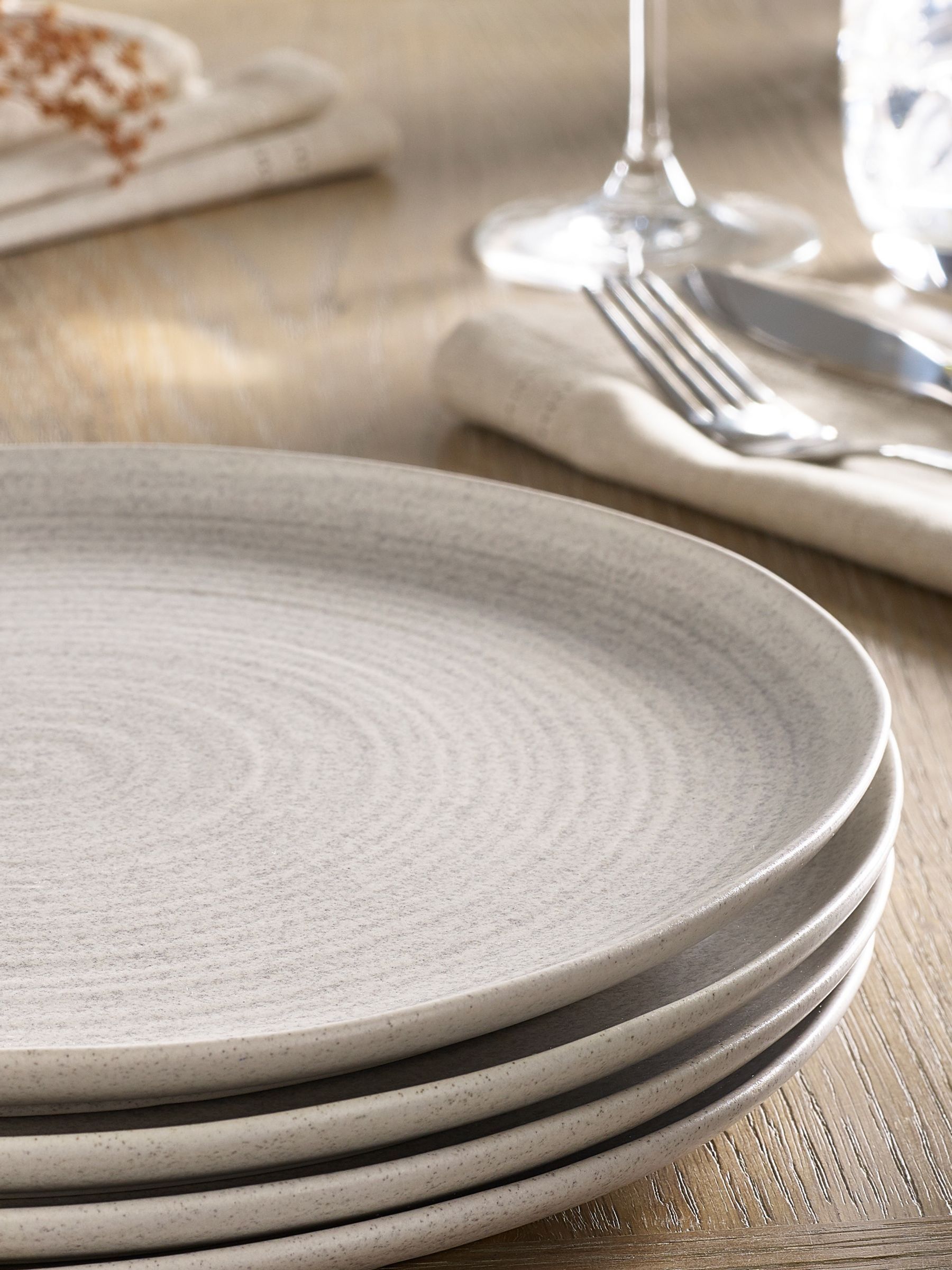 Buy Stone Kya Dinnerware Set of 4 Dinner Plates from the Next UK online ...