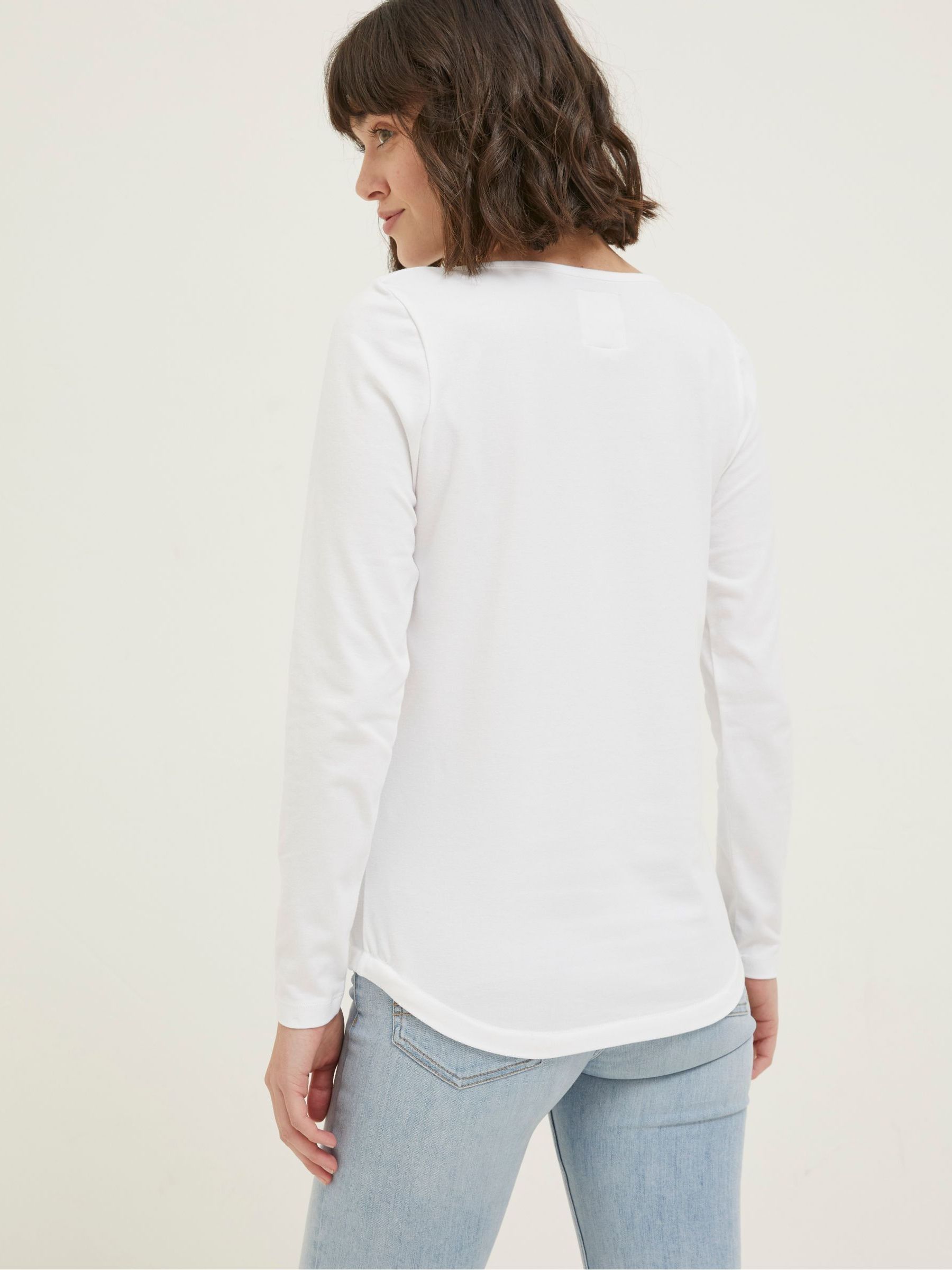 Buy FatFace Bree White T-Shirt from the Next UK online shop