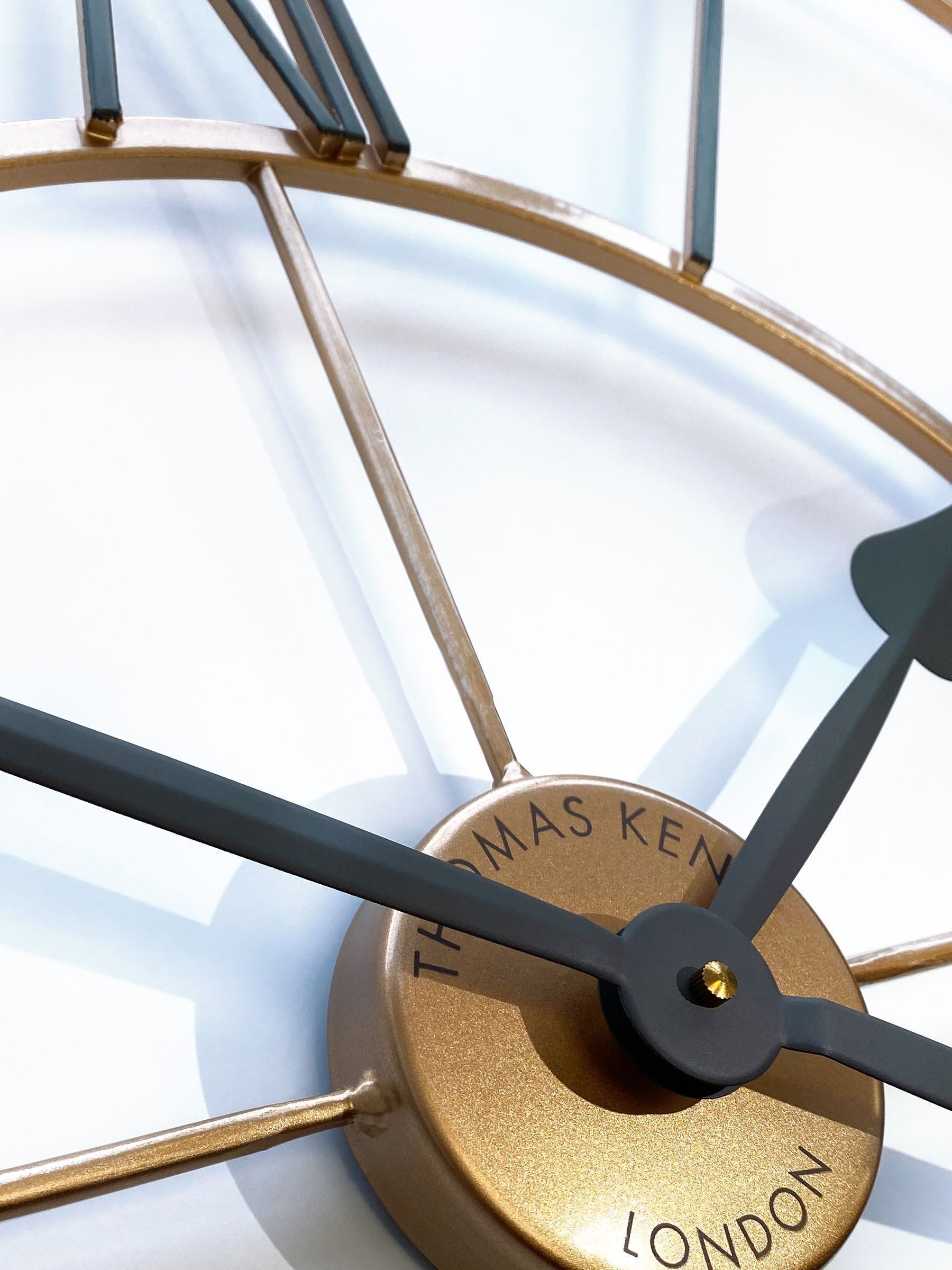 Buy Thomas Kent Clocks Copper Summer House Oversized Wall Clock from ...