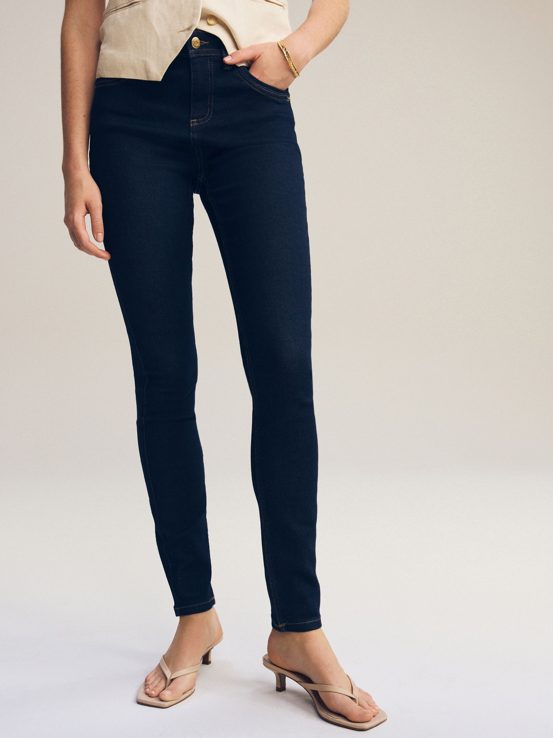 Buy Dark Blue Supersoft Skinny Jeans from the Next UK online shop