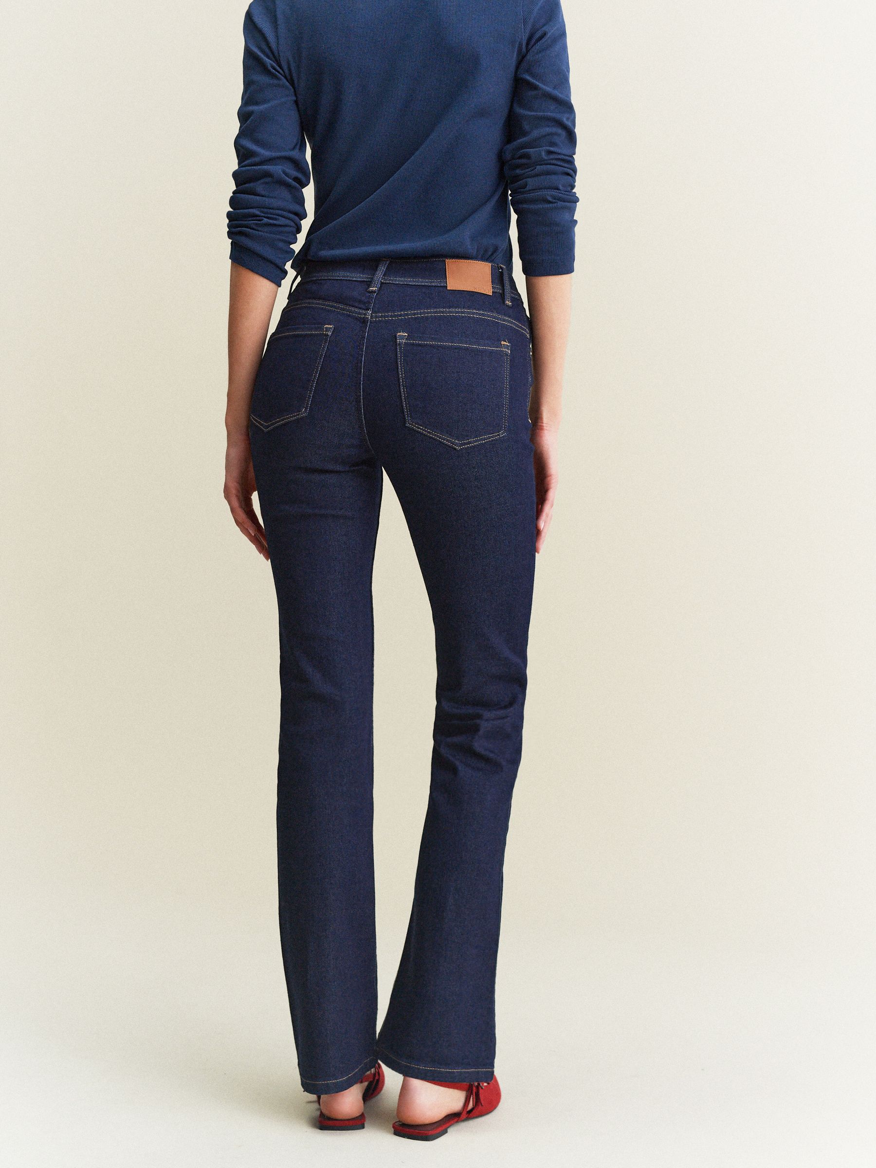 Buy Rinse Blue Supersoft Bootcut Jeans from the Next UK online shop