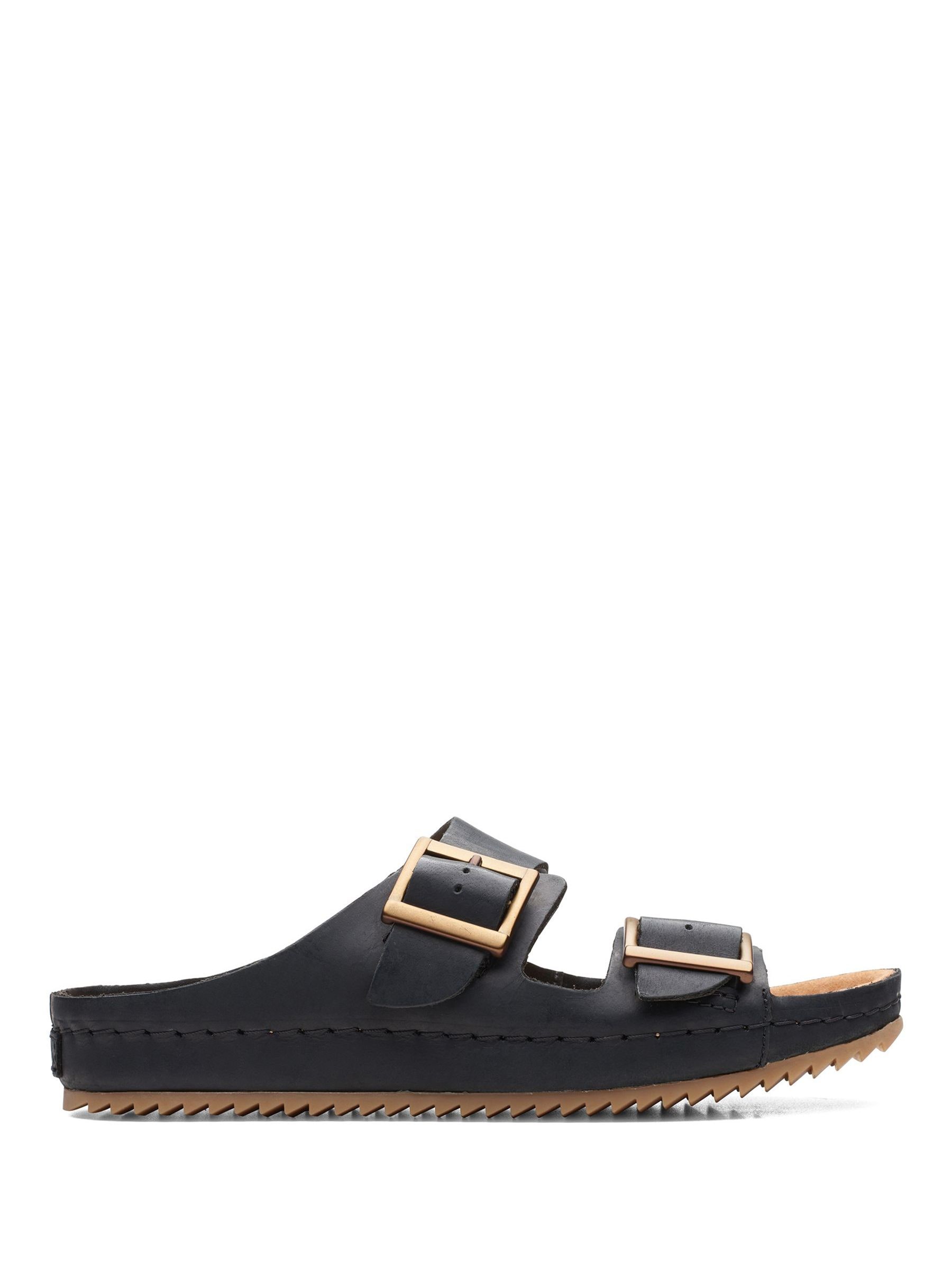 Buy Clarks Black Leather Brookleigh Sun Sandals from the Next UK online ...