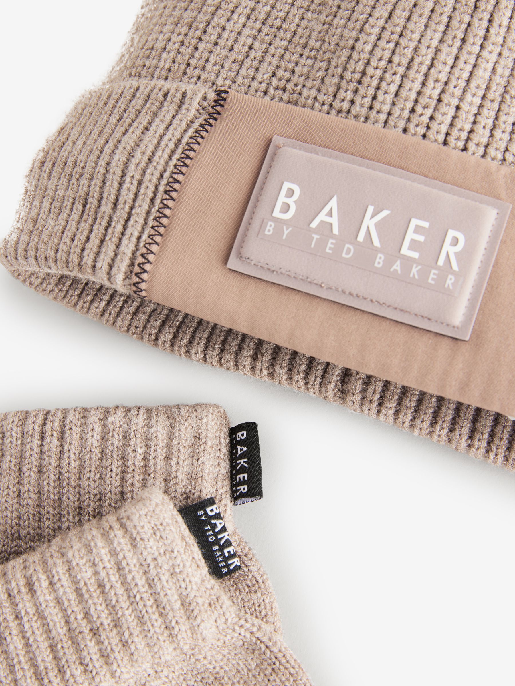 Buy Baker by Ted Baker Boys Beanie and Gloves Set from the Next UK ...