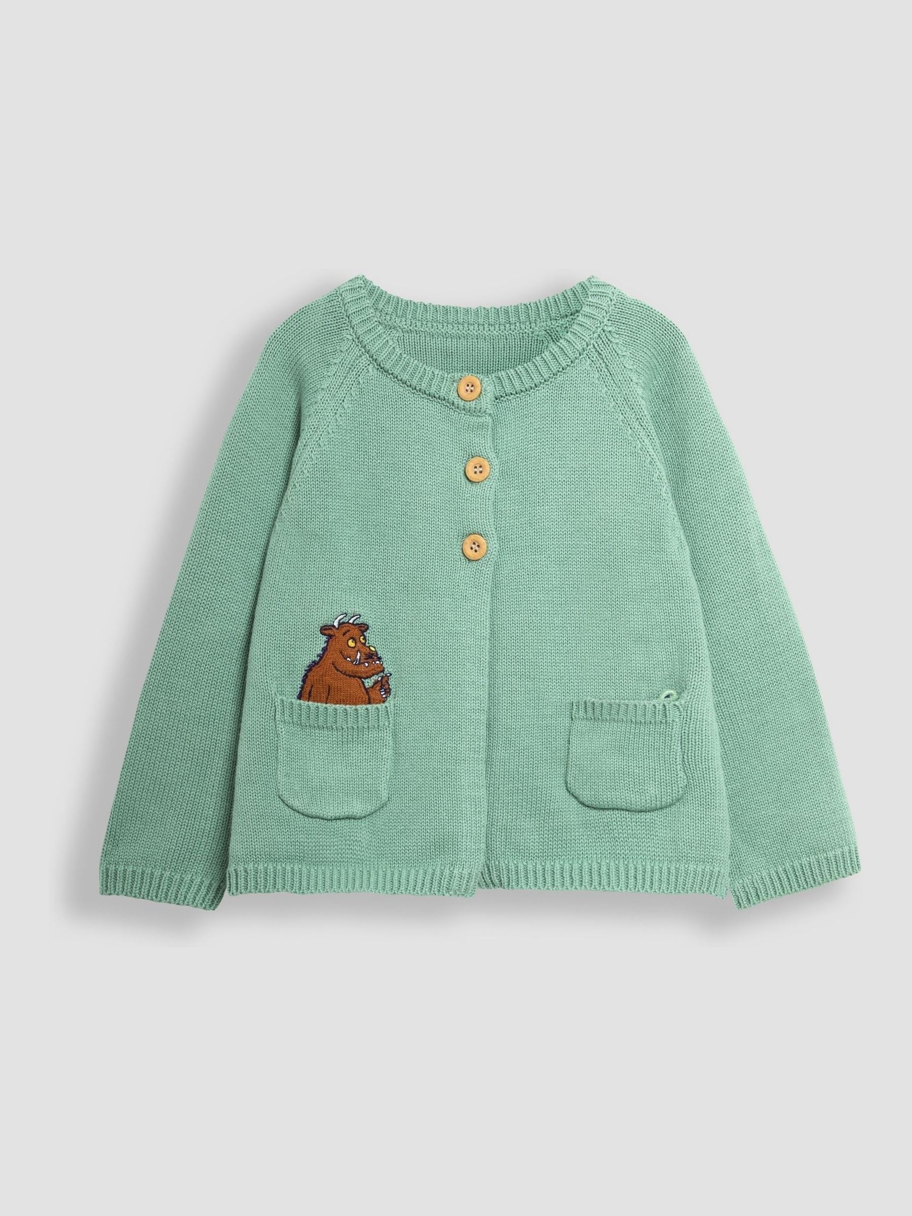 Buy JoJo Maman Bébé Green The Gruffalo Pocket Cardigan from the Next UK ...