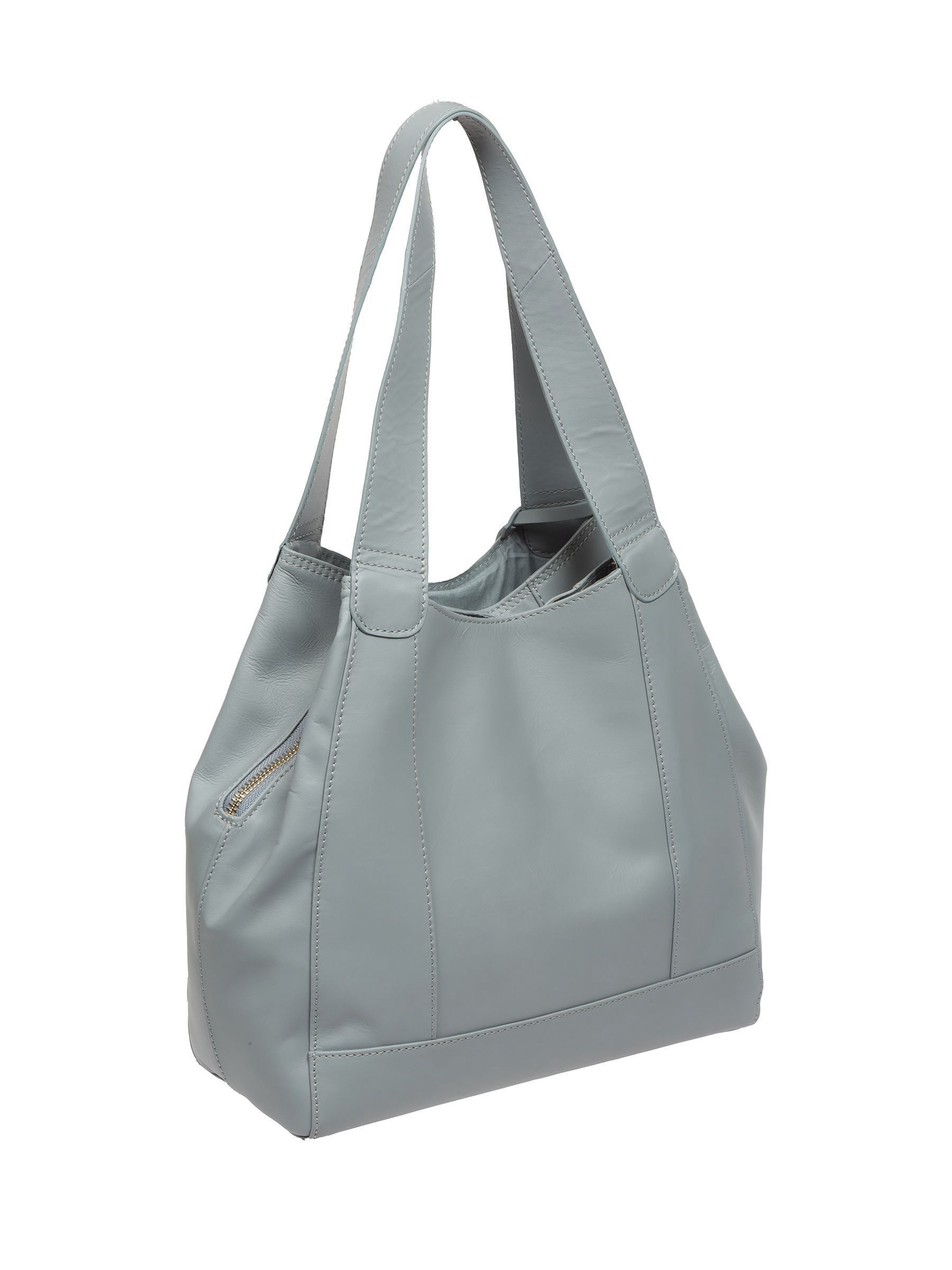 Buy Pure Luxuries London Dark Sky Blue Colette Leather Handbag from the ...