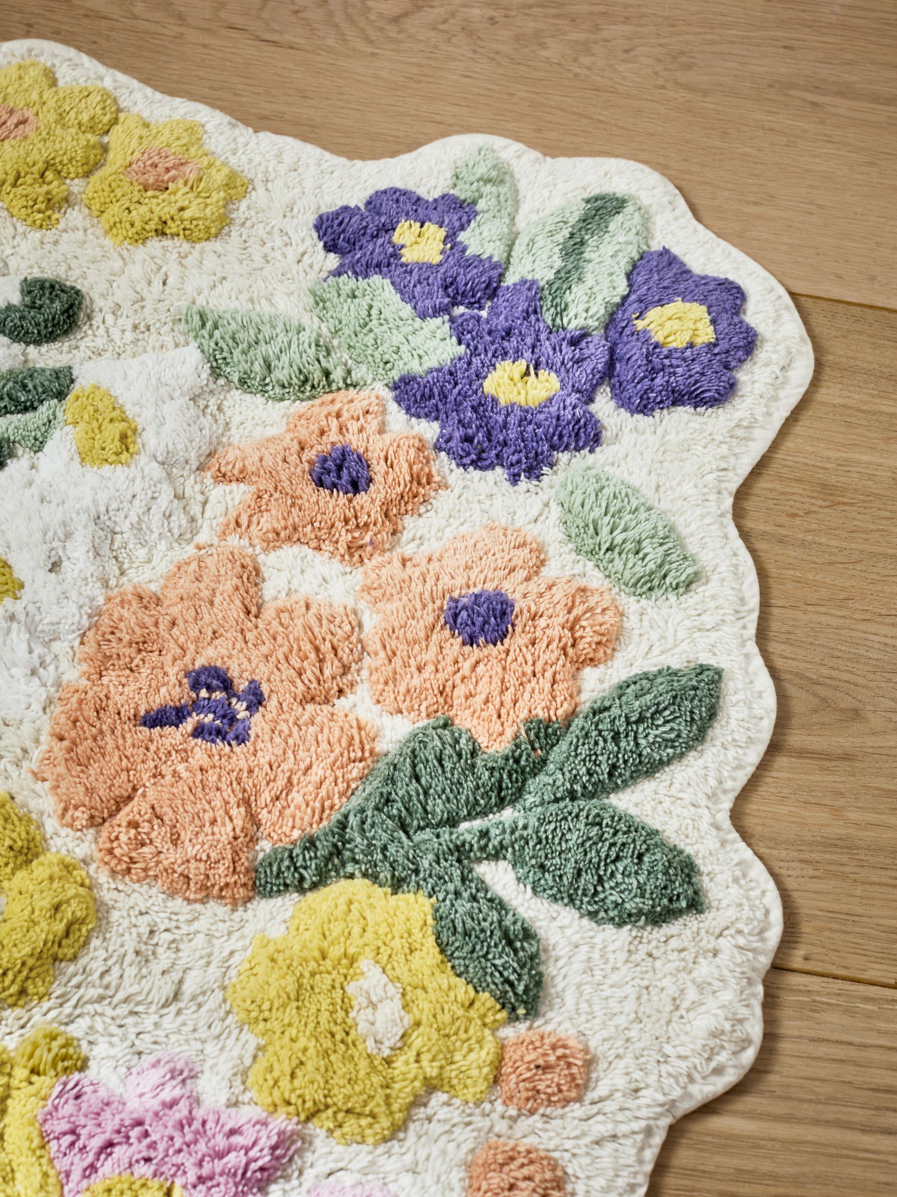 Buy Multi Floral Print 100% Cotton Bath Mat from the Next UK online shop
