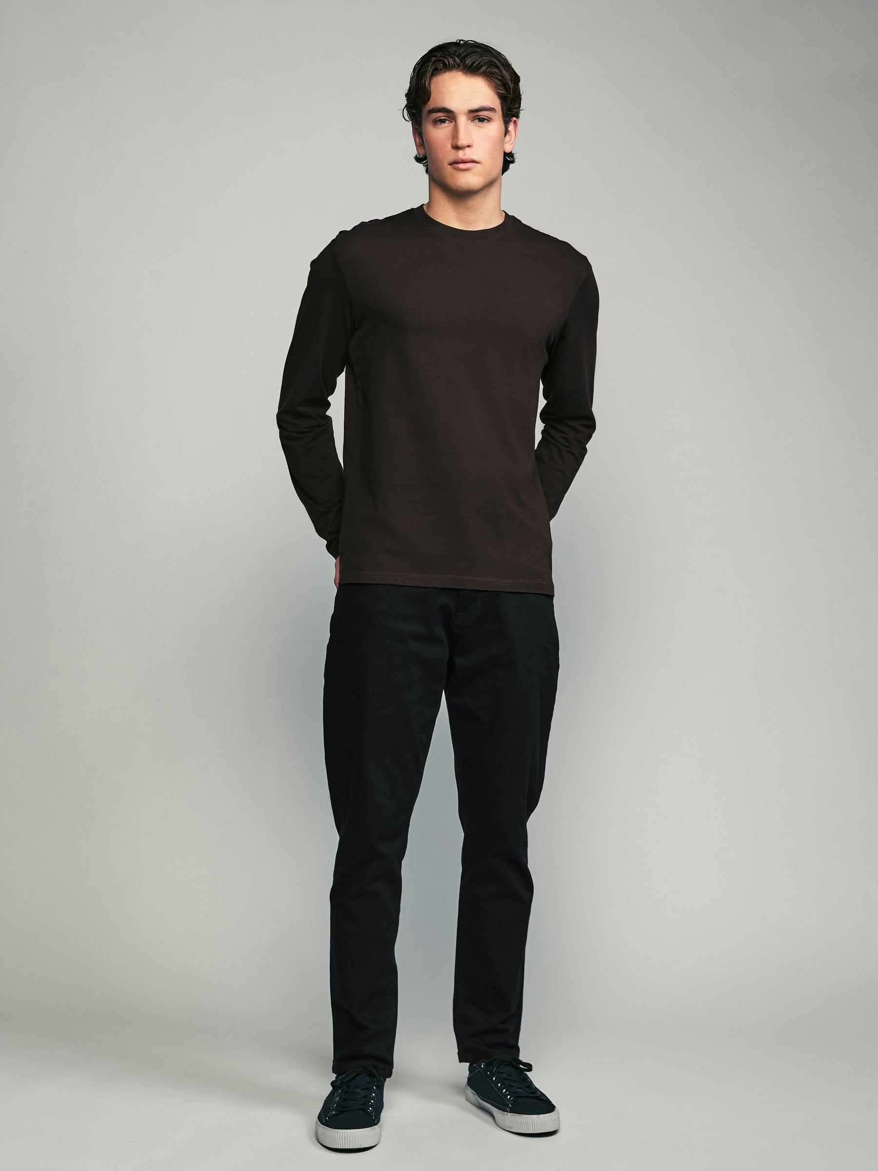 Buy Neutral Regular Fit Long Sleeve T-Shirts 5 Pack from the Next UK ...