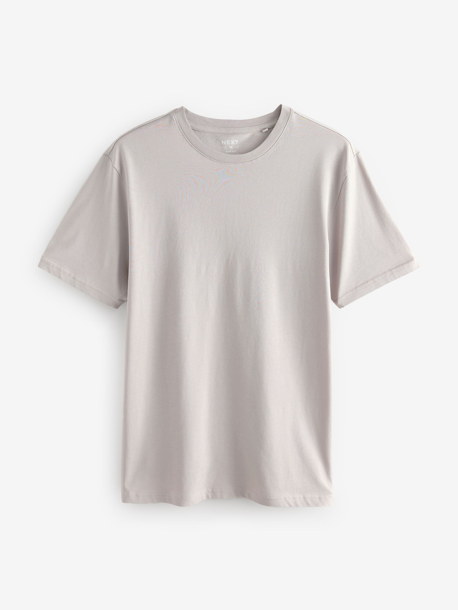 Buy Blues/Purple/Pink/Neutrals Slim Fit Essential Cotton T-Shirts 6 ...