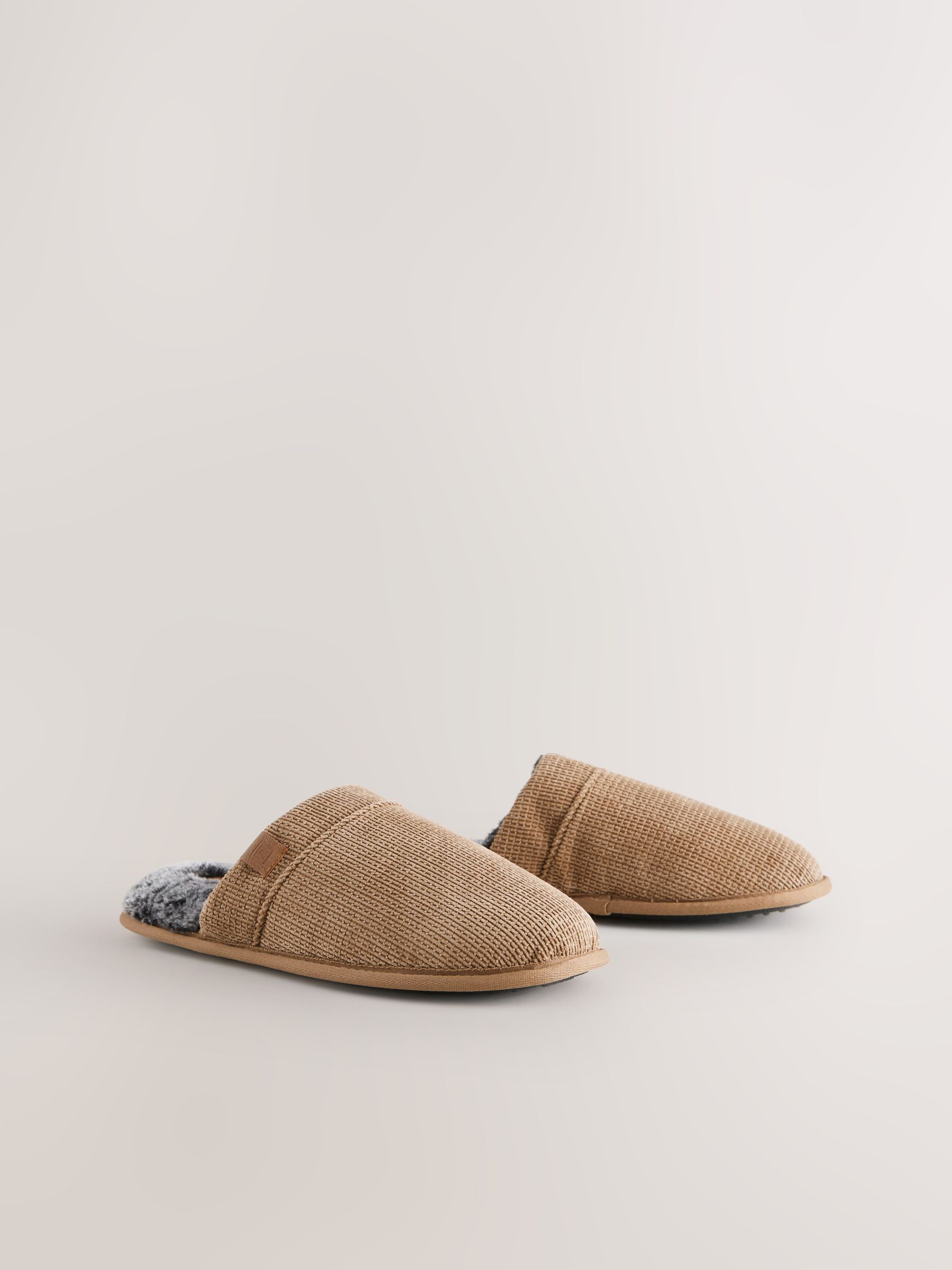 Buy Tan Brown Mule Slippers from the Next UK online shop