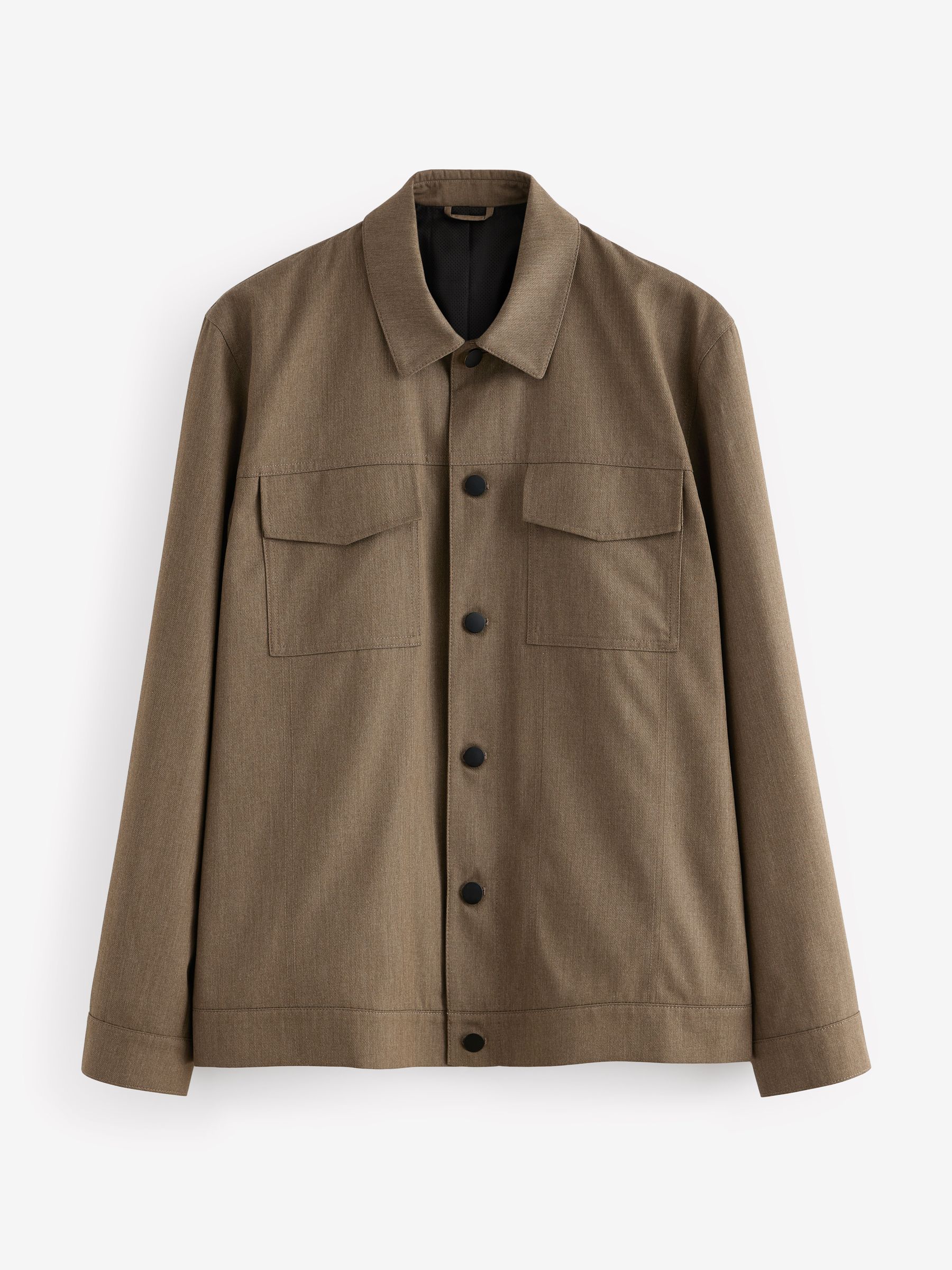 Buy Natural Brown Twin Pocket Shacket from the Next UK online shop