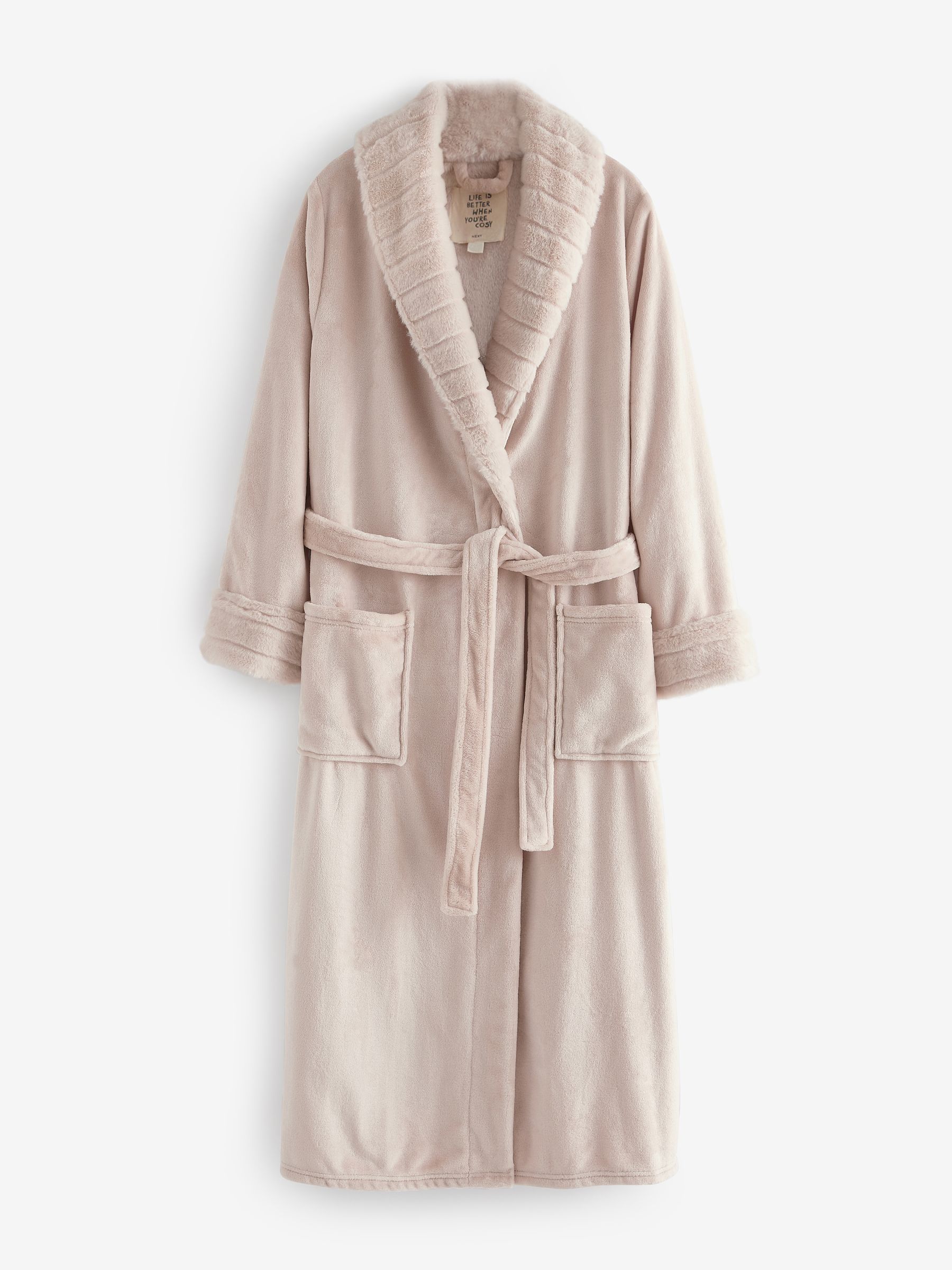 Buy Neutral Supersoft Dressing Gown from the Next UK online shop