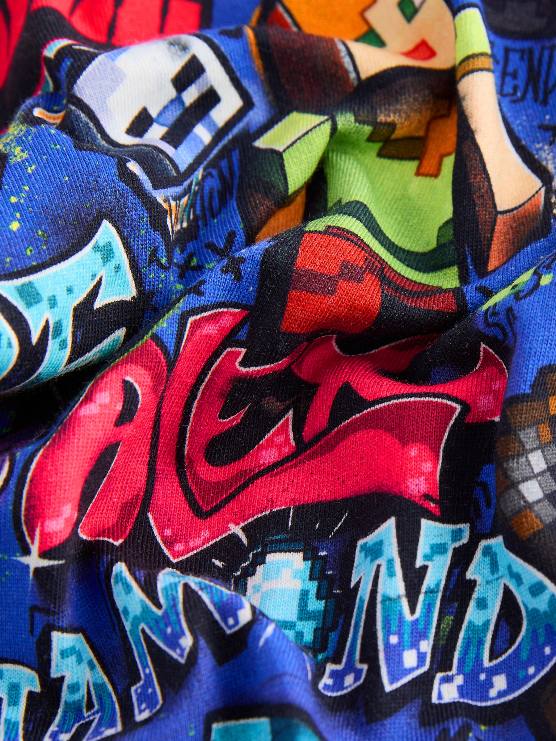 Buy Cobalt Blue Single Minecraft T-Shirt (3-16yrs) from the Next UK ...