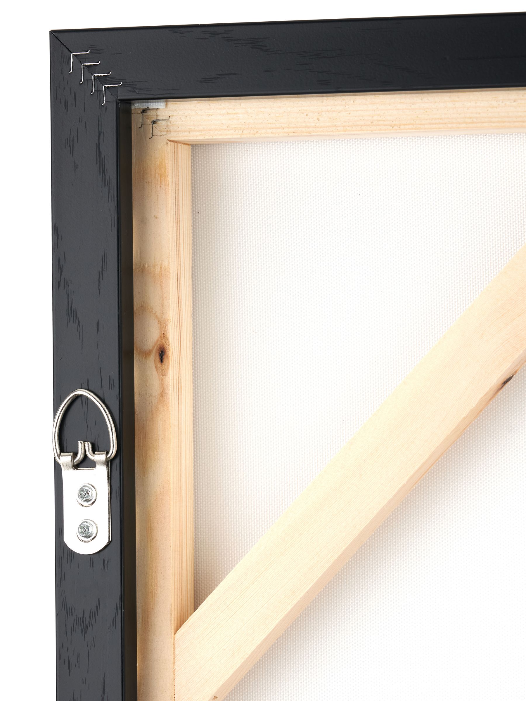 Buy Pacific Monochrome Abstract Canvas with Black Frame from the Next ...