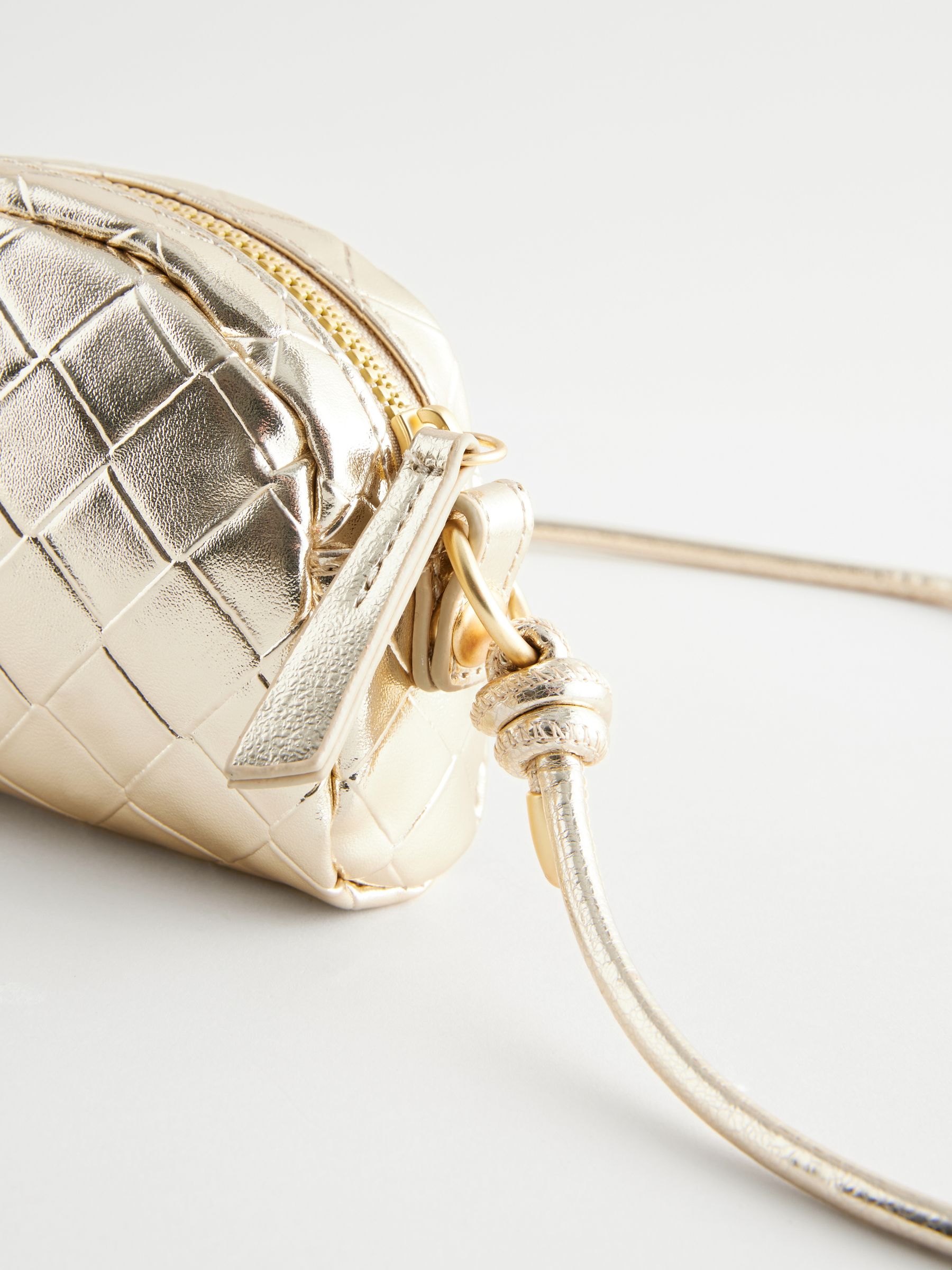 Buy Gold Metallic Cross-Body Bag from the Next UK online shop