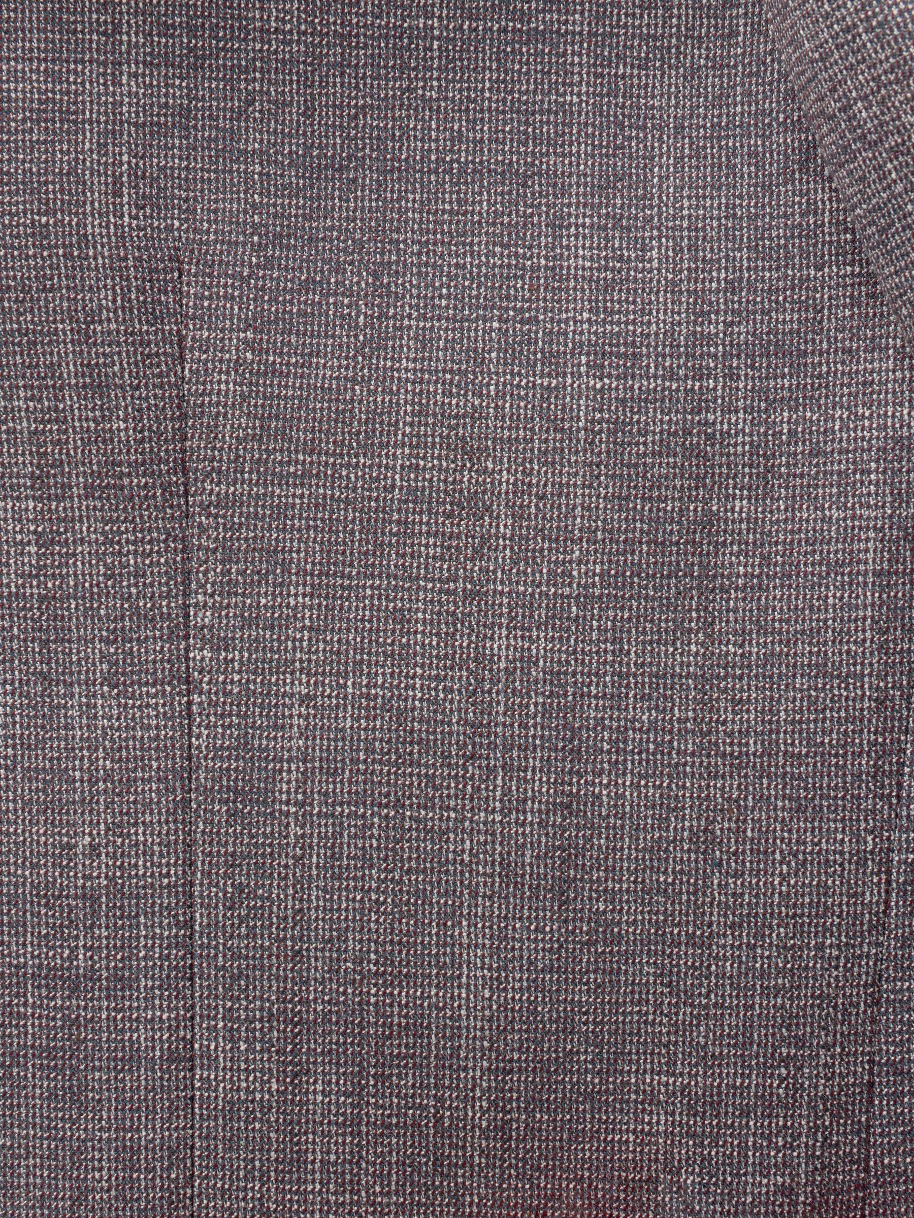 Buy Burgundy Red Regular Fit Trimmed Textured Suit Jacket from the Next ...