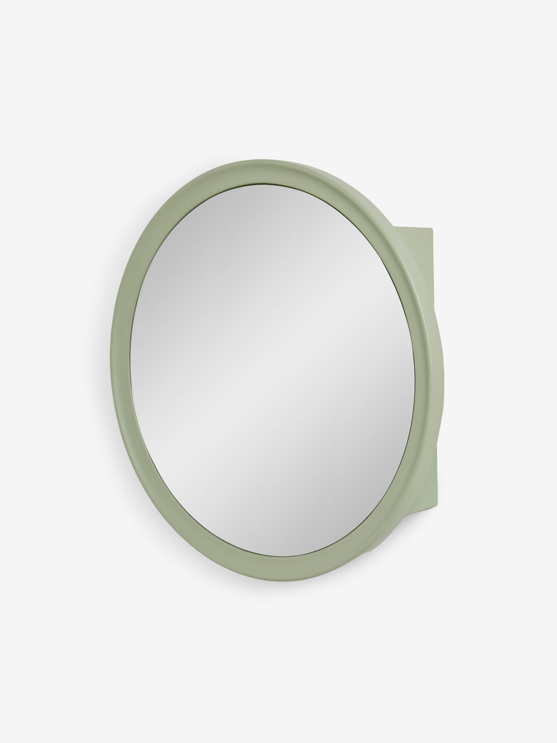 Buy Sage Green Round Frame Wall Mirror Cabinet from the Next UK online shop