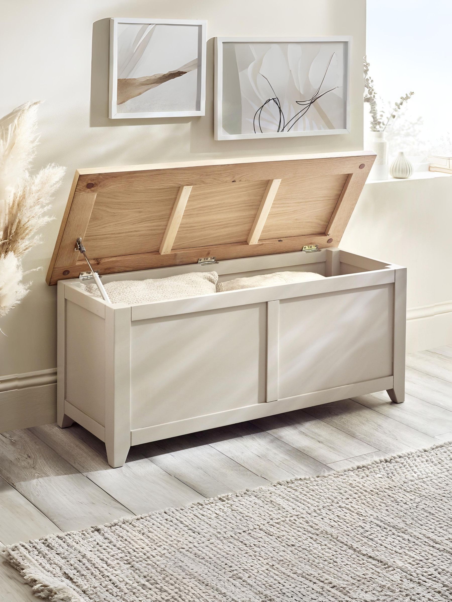 Buy Julian Bowen Elephant Grey Richmond Storage Bench from the Next UK ...