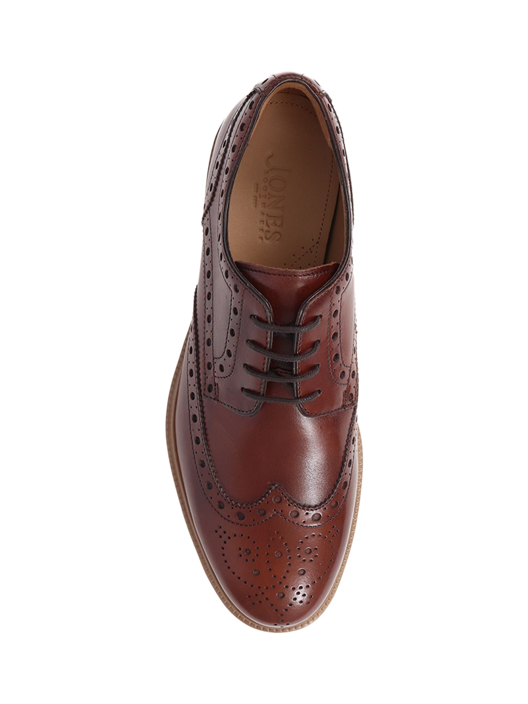 Buy Jones Bootmaker Chestnut London City 2 Brogues Derby Shoes from the ...