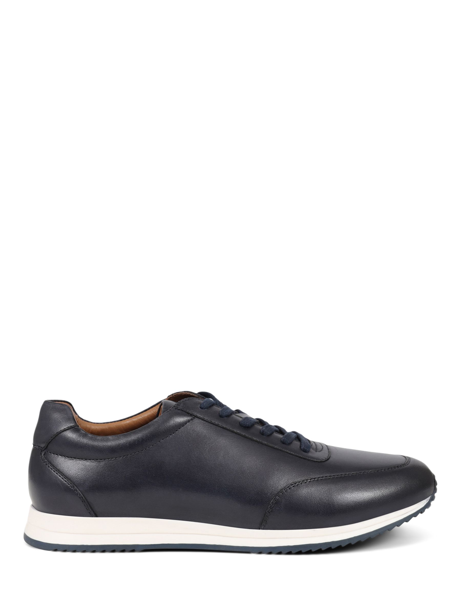 Buy Jones Bootmaker Navy Blue Southend2 Leather Trainers from the Next ...