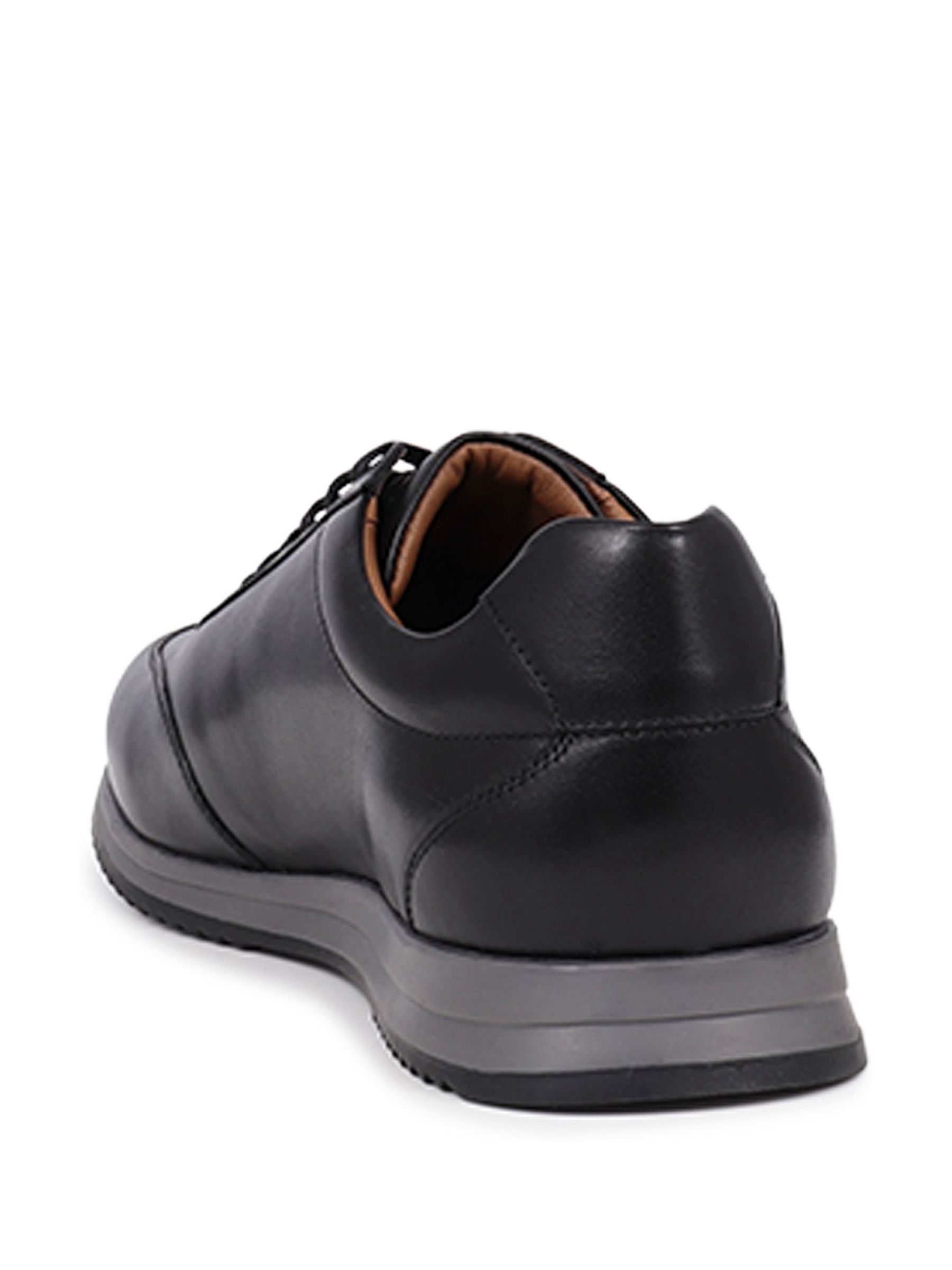 Buy Jones Bootmaker Black Southend2 Leather Trainers from the Next UK ...