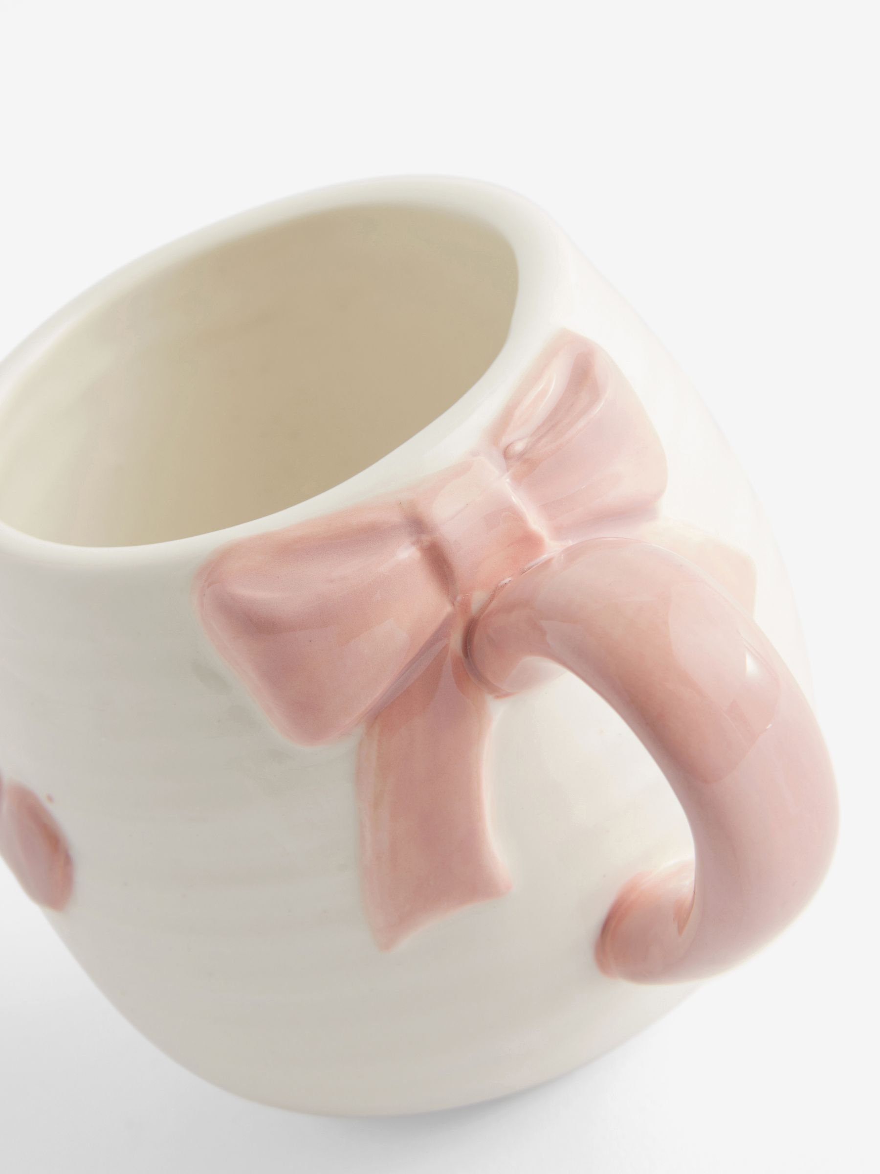Buy Pink Heart Bow Mug from the Next UK online shop