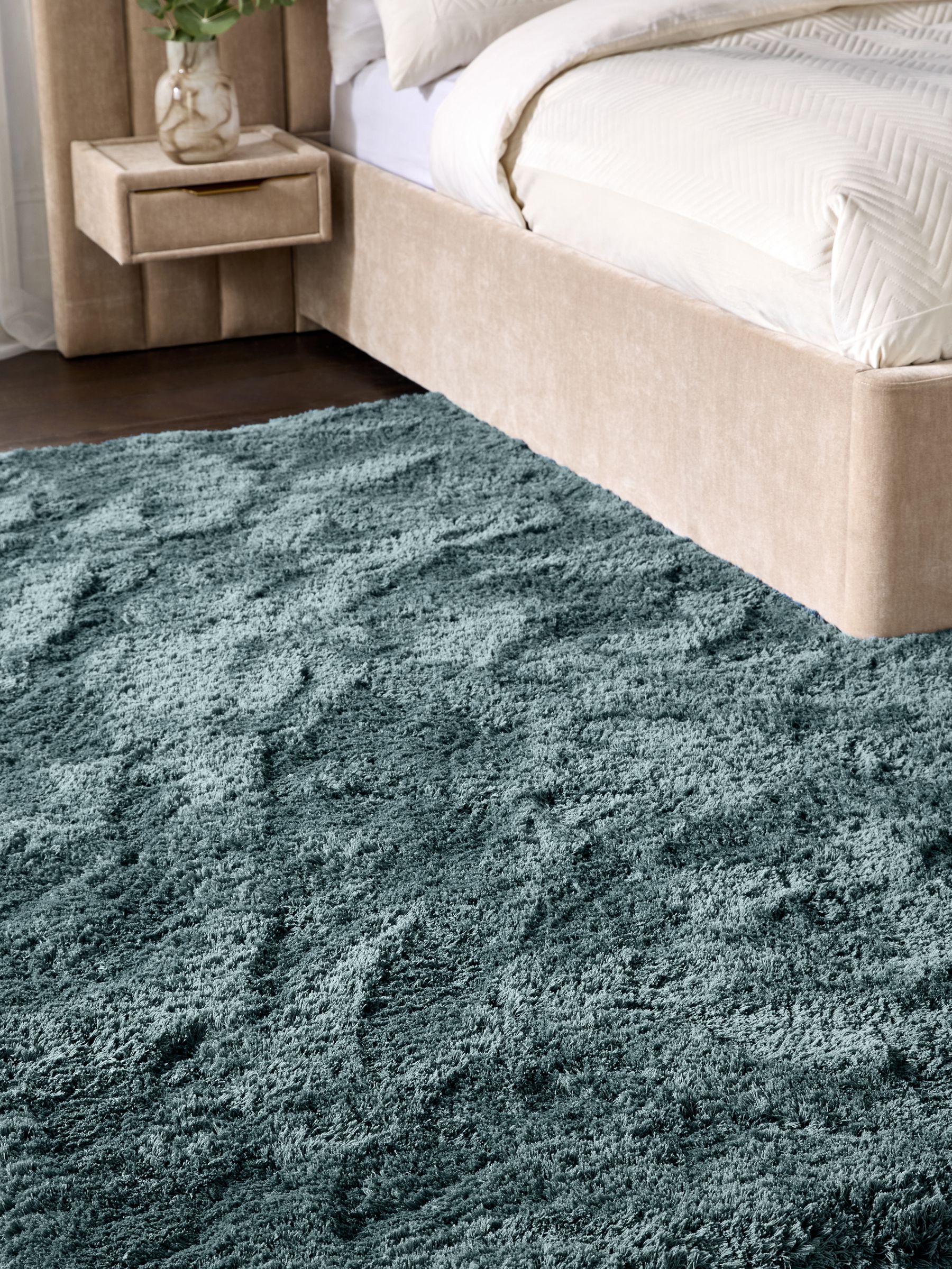 Buy Teal Blue Super Softy Rug from the Next UK online shop