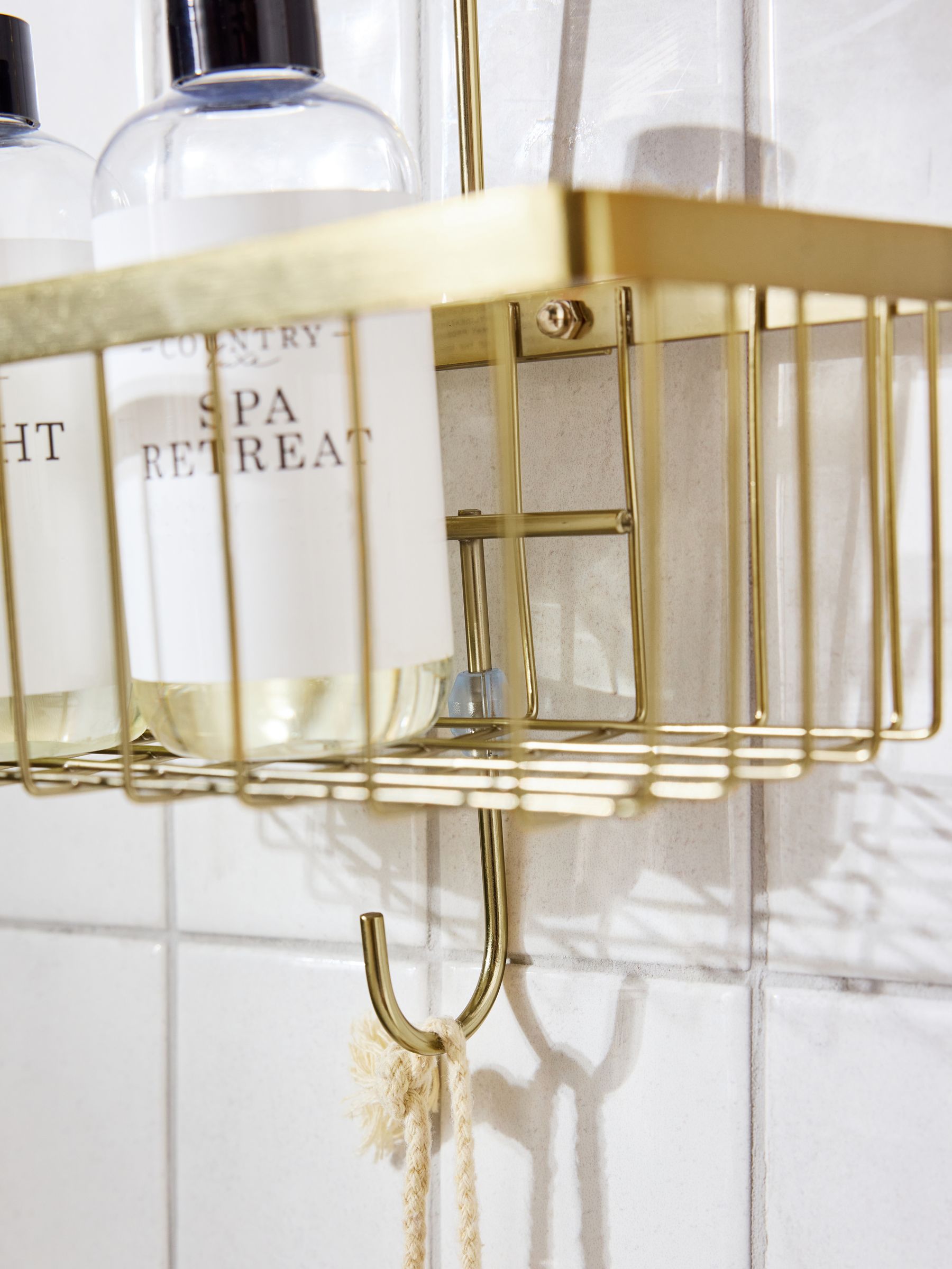 Buy Gold Hanging Shower Caddy from the Next UK online shop