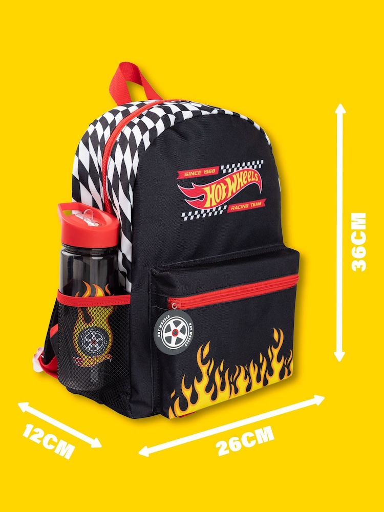Buy Vanilla Underground Black Hot Wheels 4 Piece Backpack Set from the ...
