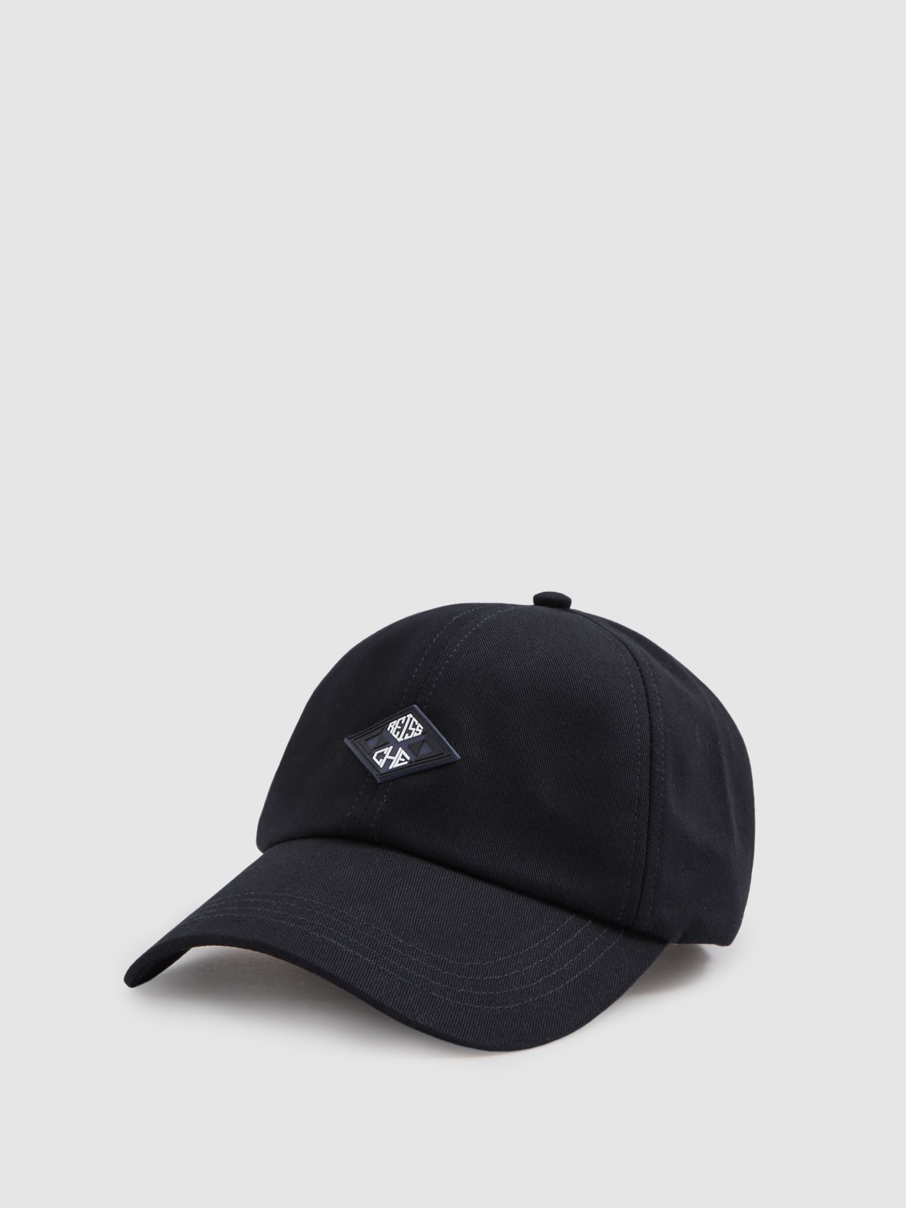 Buy Reiss Navy Breeze Ché Rubberised Badge Baseball Cap from the Next ...