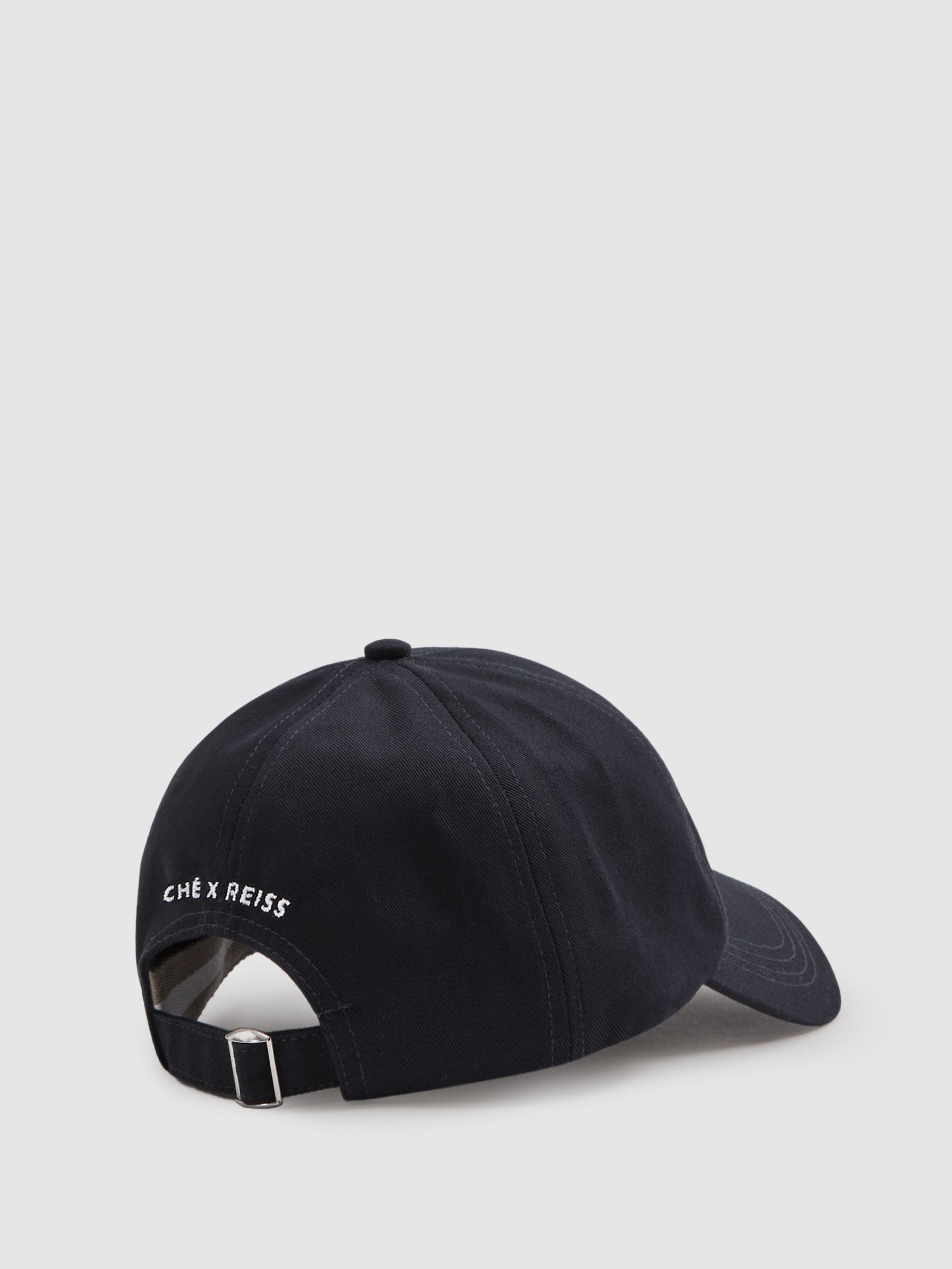 Buy Reiss Navy Breeze Ché Rubberised Badge Baseball Cap from the Next ...