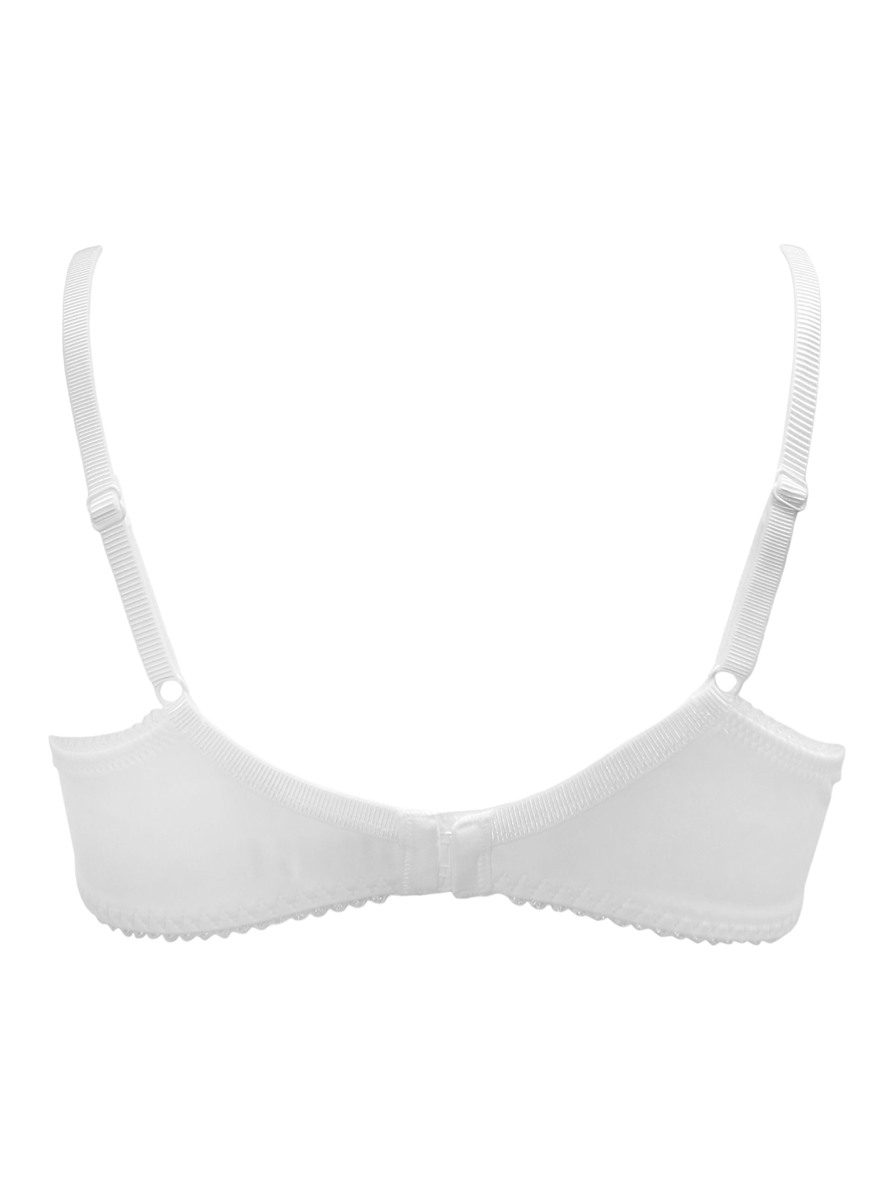 Buy Pour Moi White Non Padded Underwired Swoon Underwired Bustier Bra ...