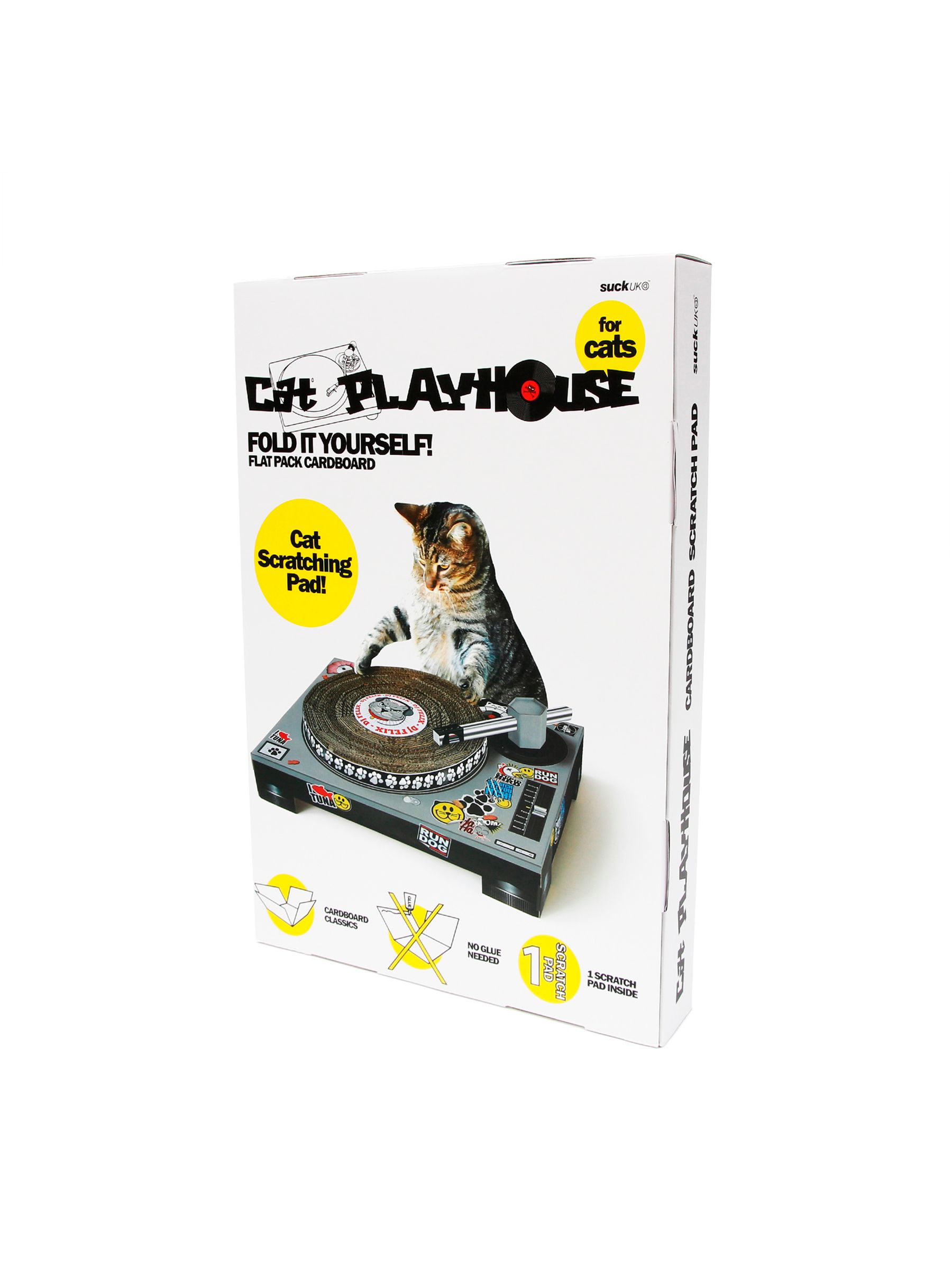 Buy Suck UK Grey Cat Scratch Turntable Pet Toy from the Next UK online shop