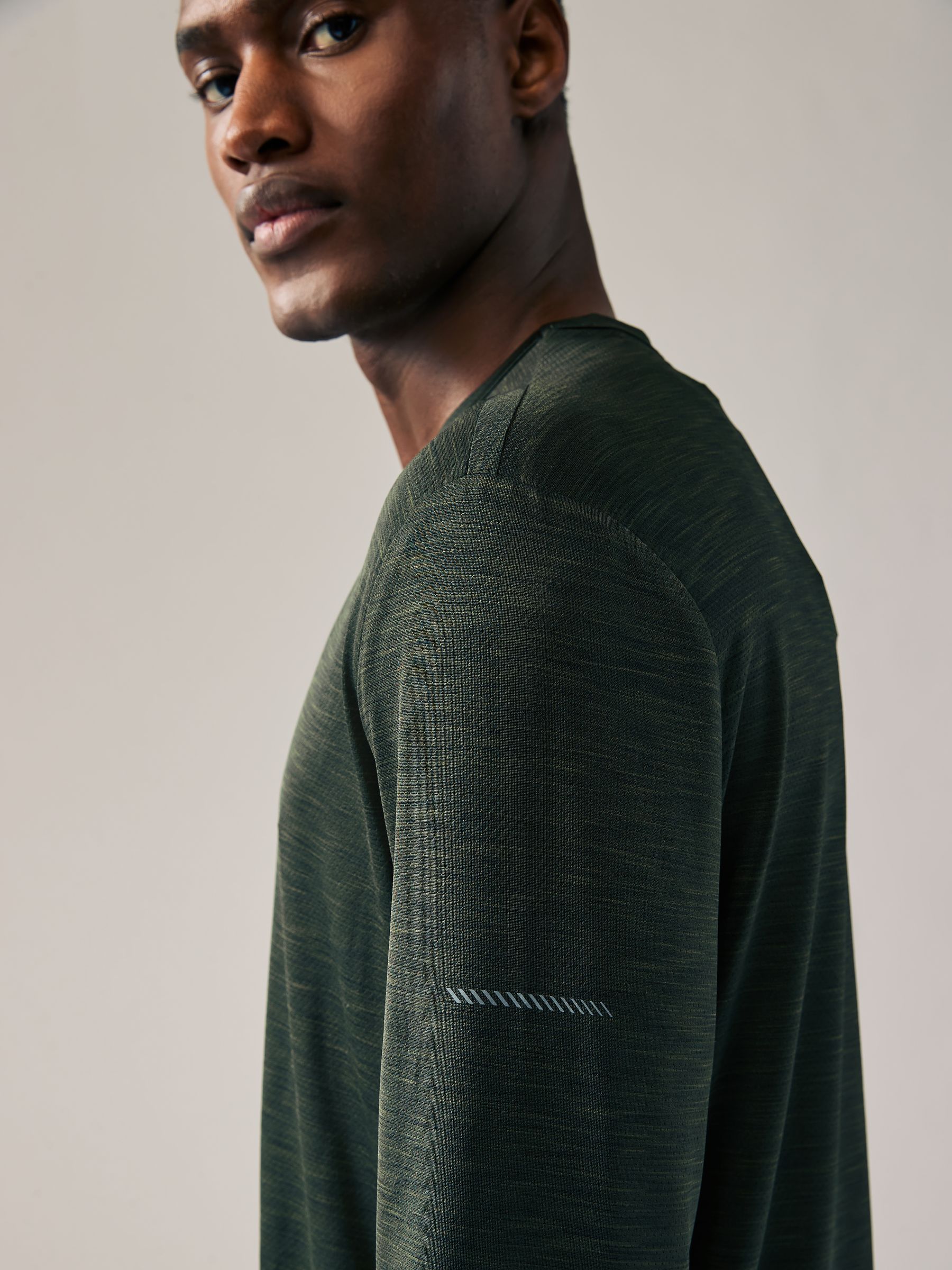Buy Khaki/Green Active Gym Training Top from the Next UK online shop