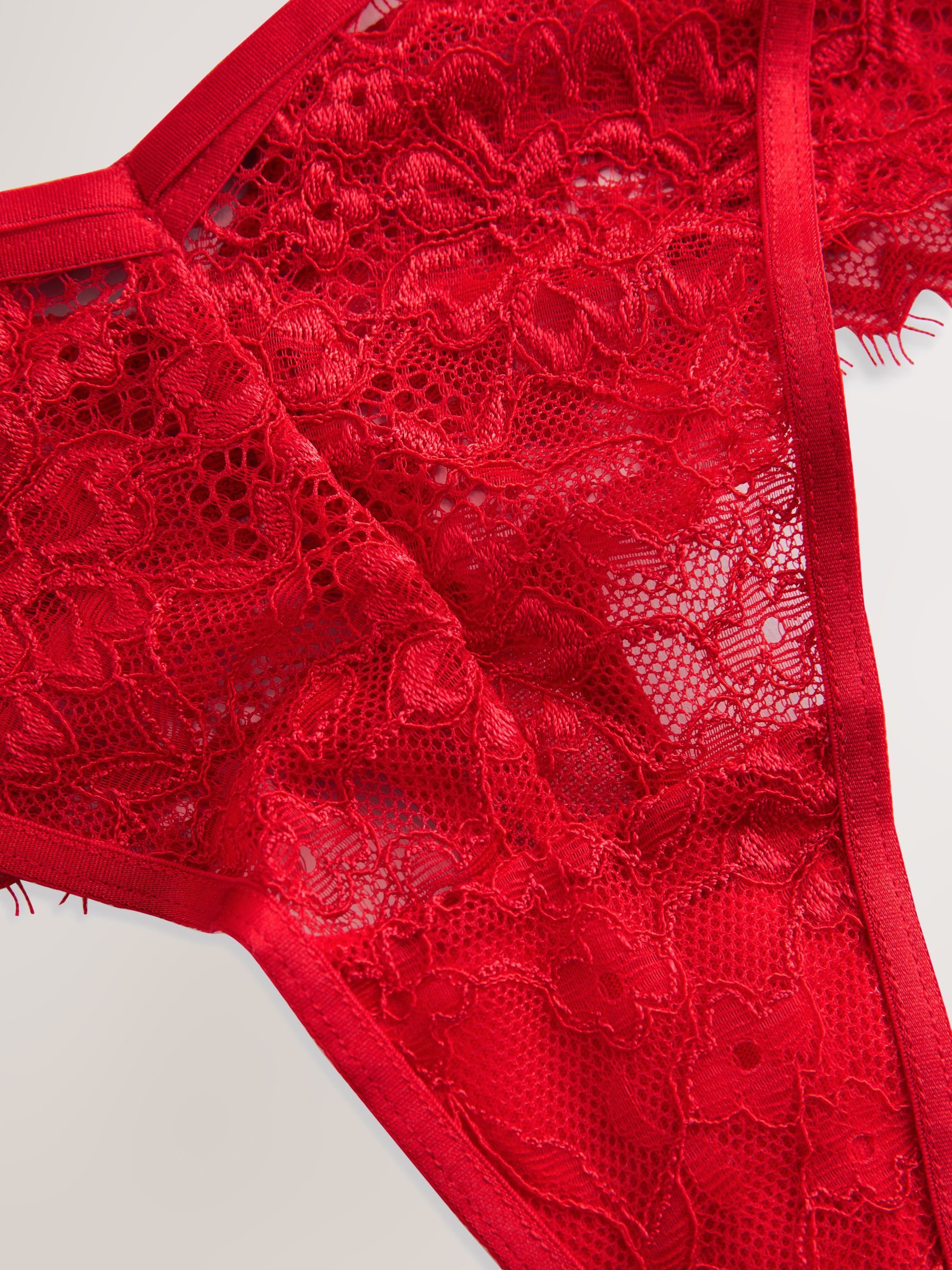 Buy Red Thong Lace Knickers from the Next UK online shop