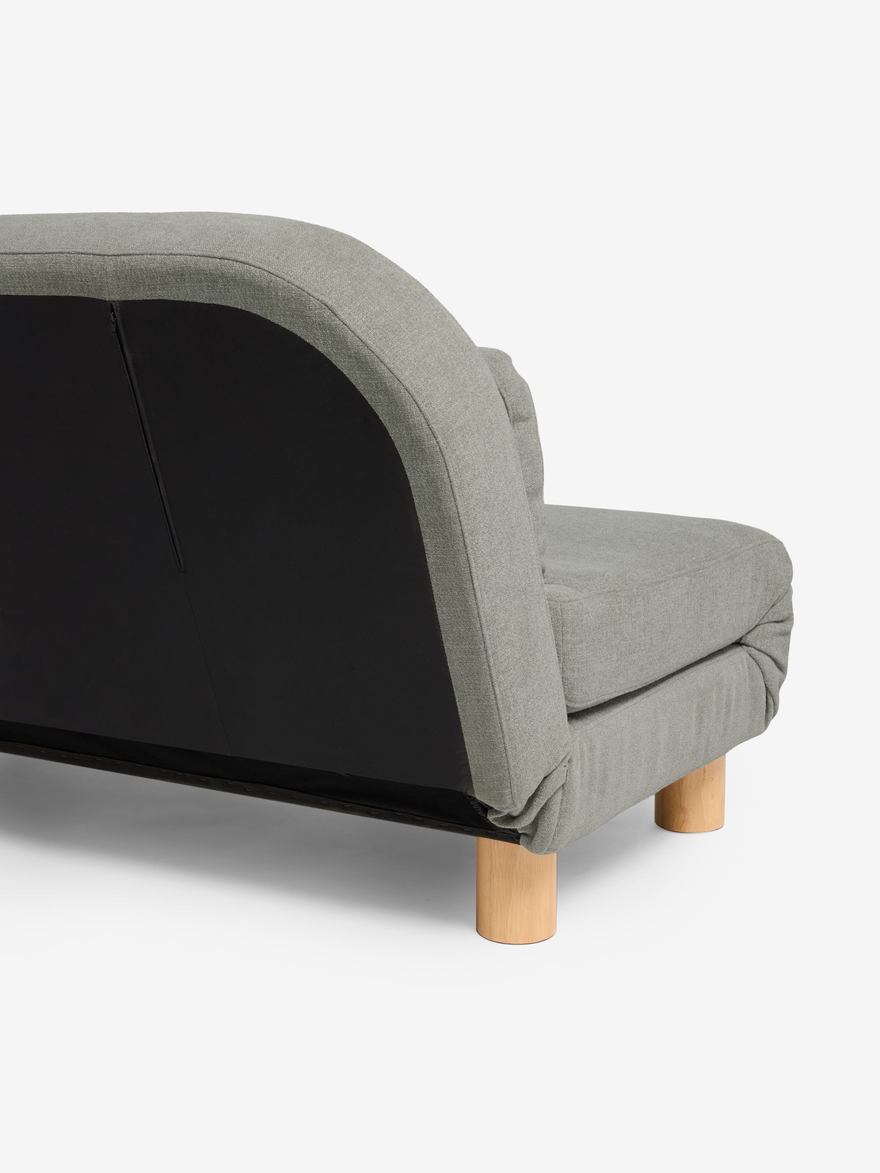 Buy Brushed Weave Light Warm Grey Palma Double Sofa Bed from the Next ...