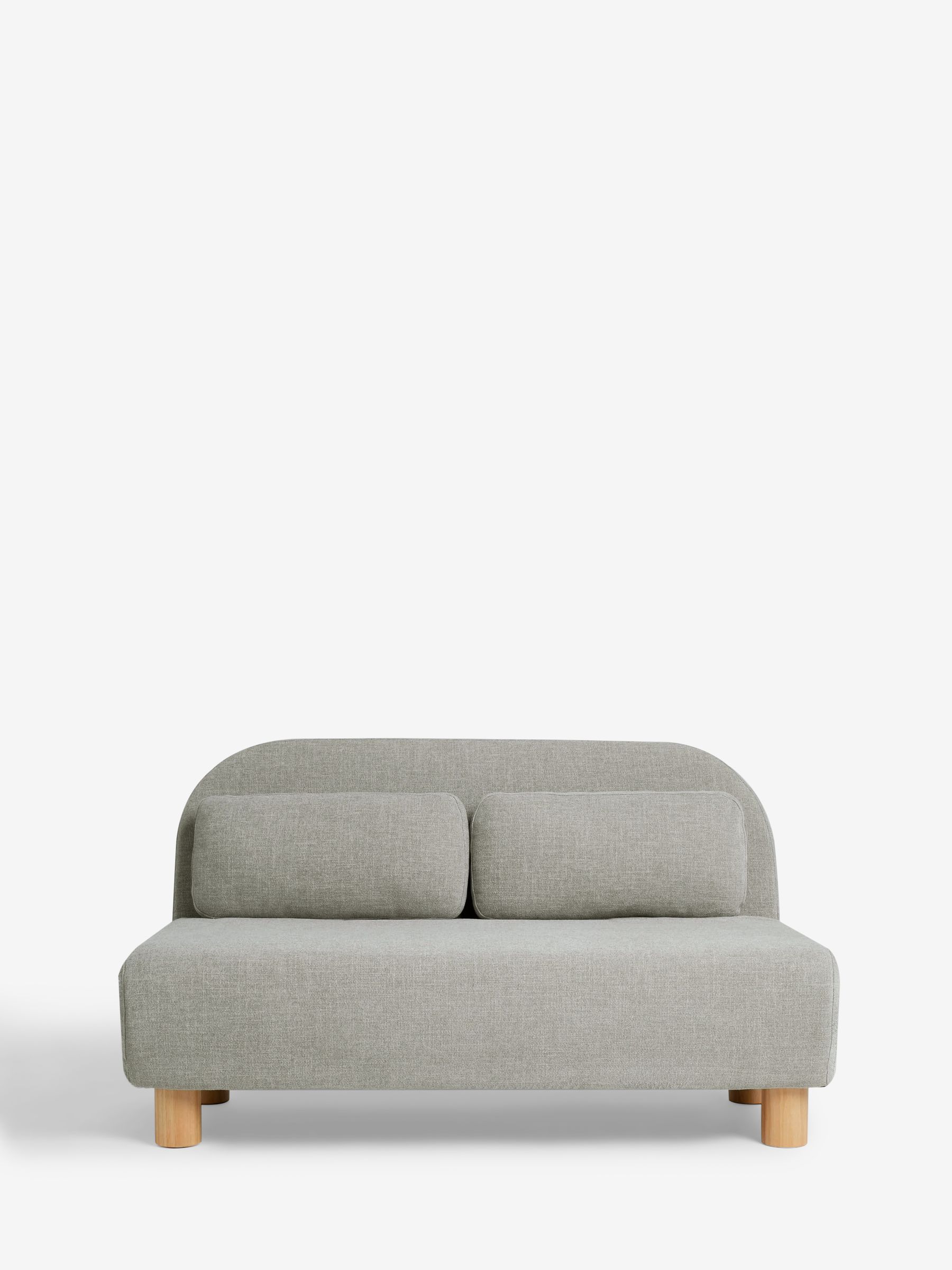 Buy Brushed Weave Light Warm Grey Palma Double Sofa Bed from the Next ...