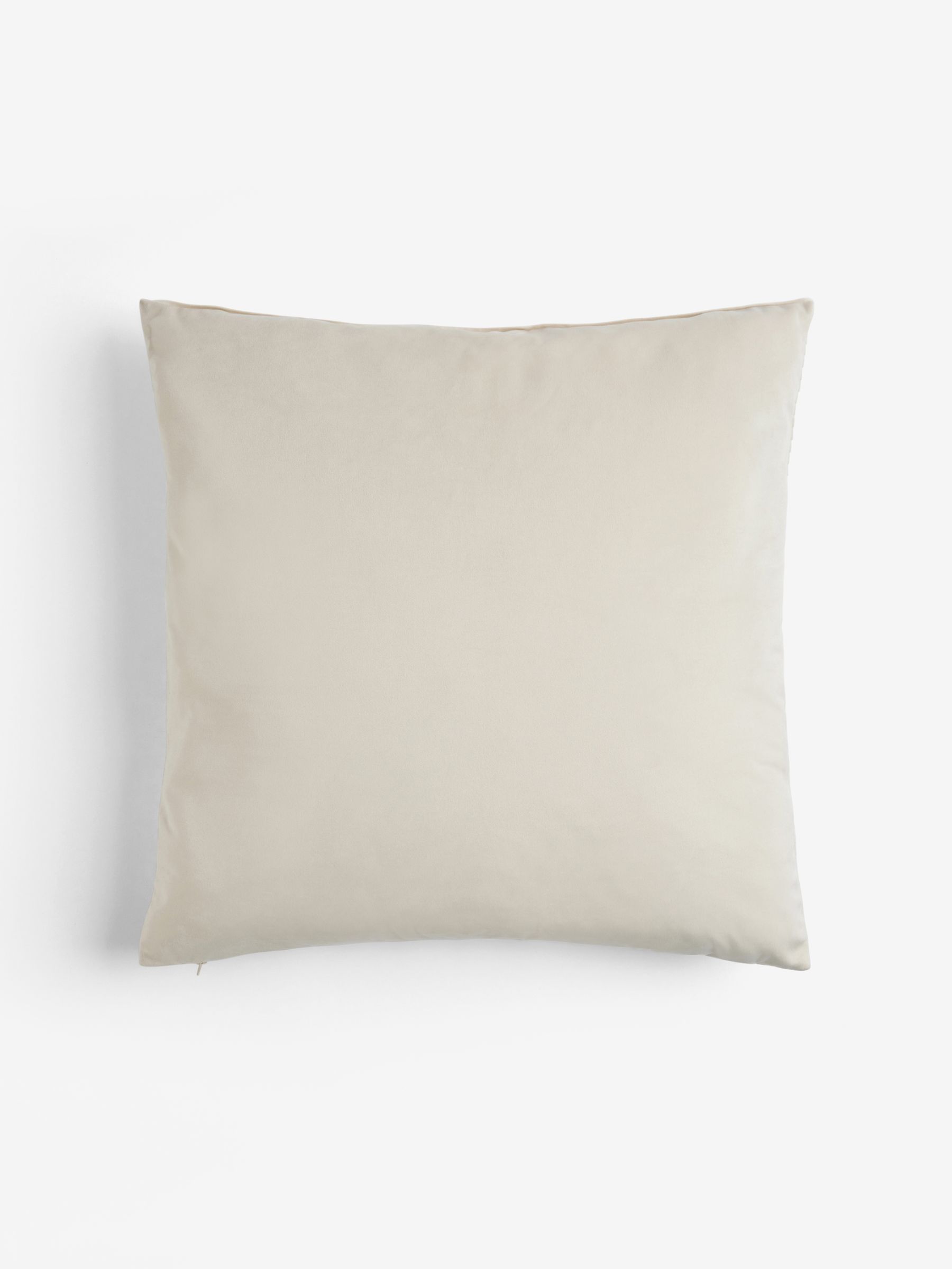 Buy Light Natural 59 x 59cm Velvet Pleat Cushion from the Next UK ...