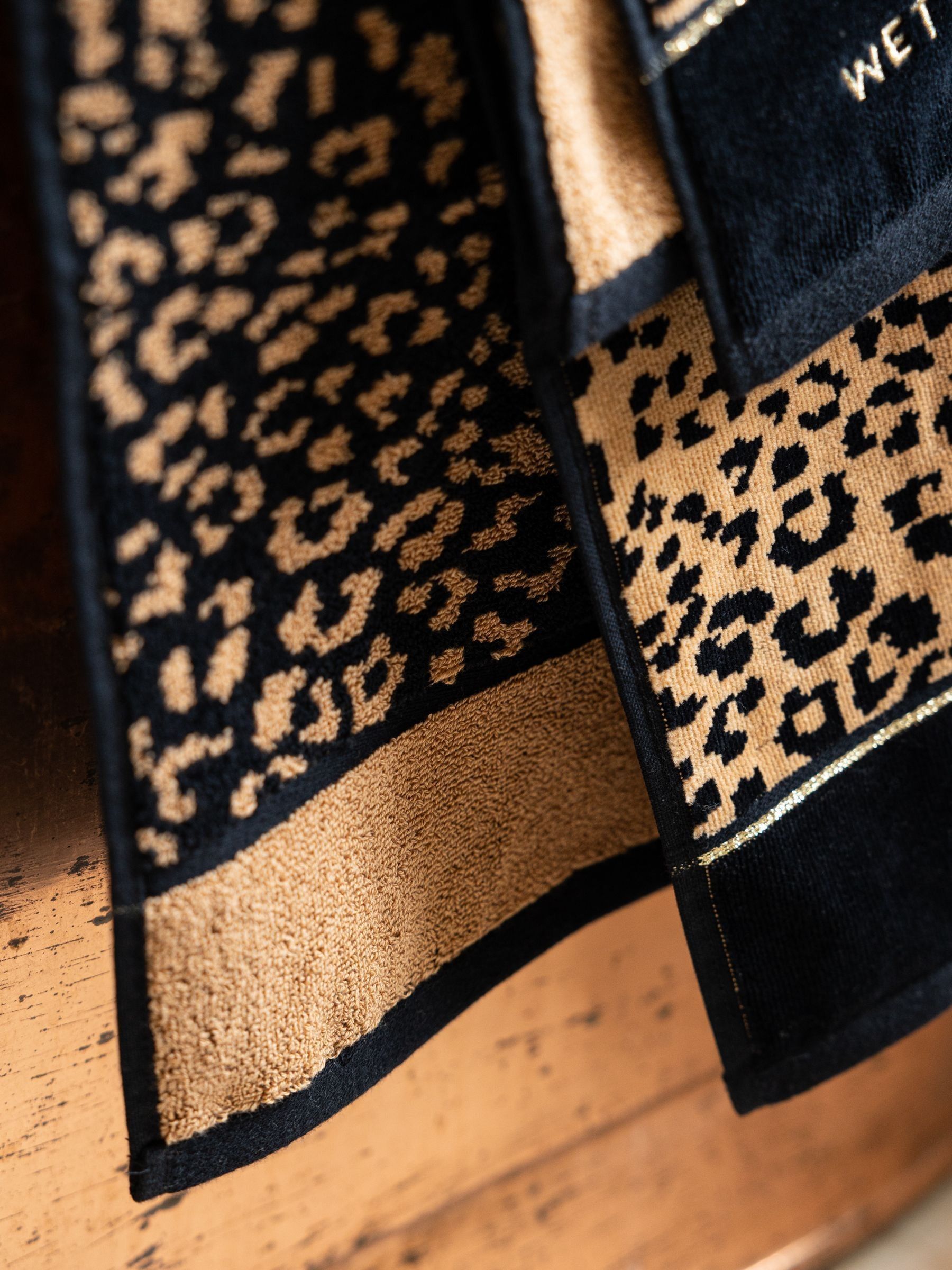 Buy Rockett St George Leopard Wet & Wild Slogan 100% Cotton Velour ...