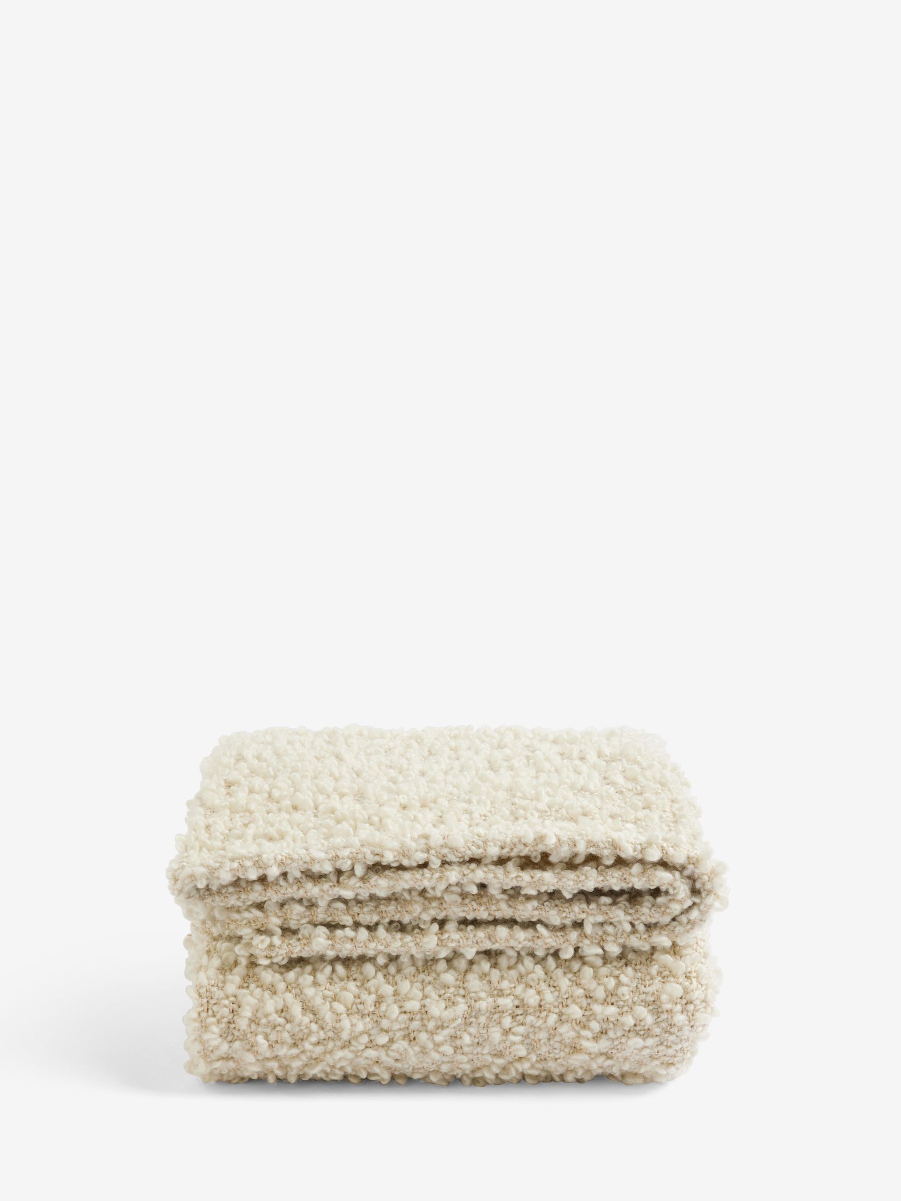 Buy Ivory Cosy Texture Throw from the Next UK online shop