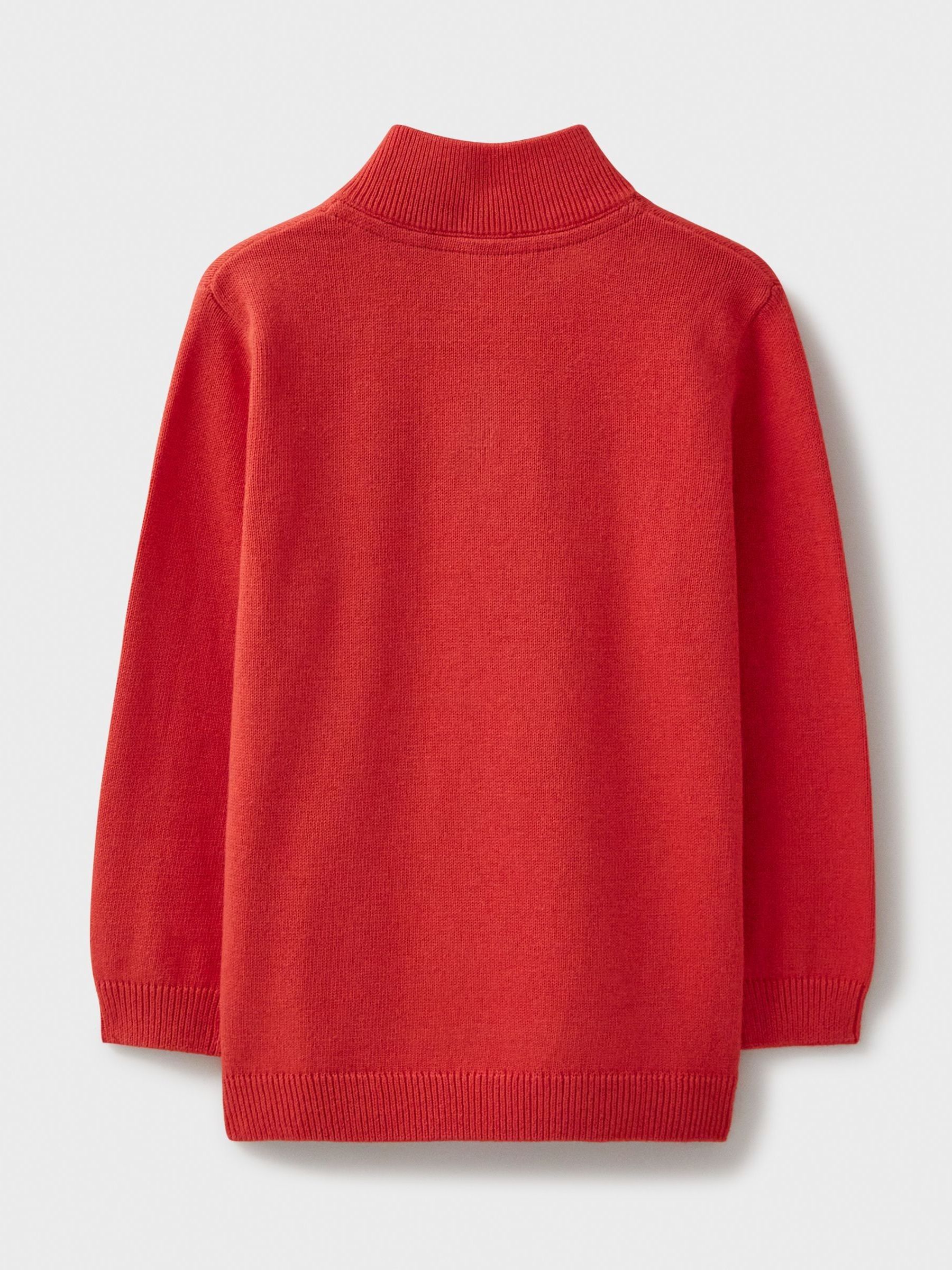 Buy Crew Clothing Red 100% Cotton Half Zip Jumper from the Next UK ...