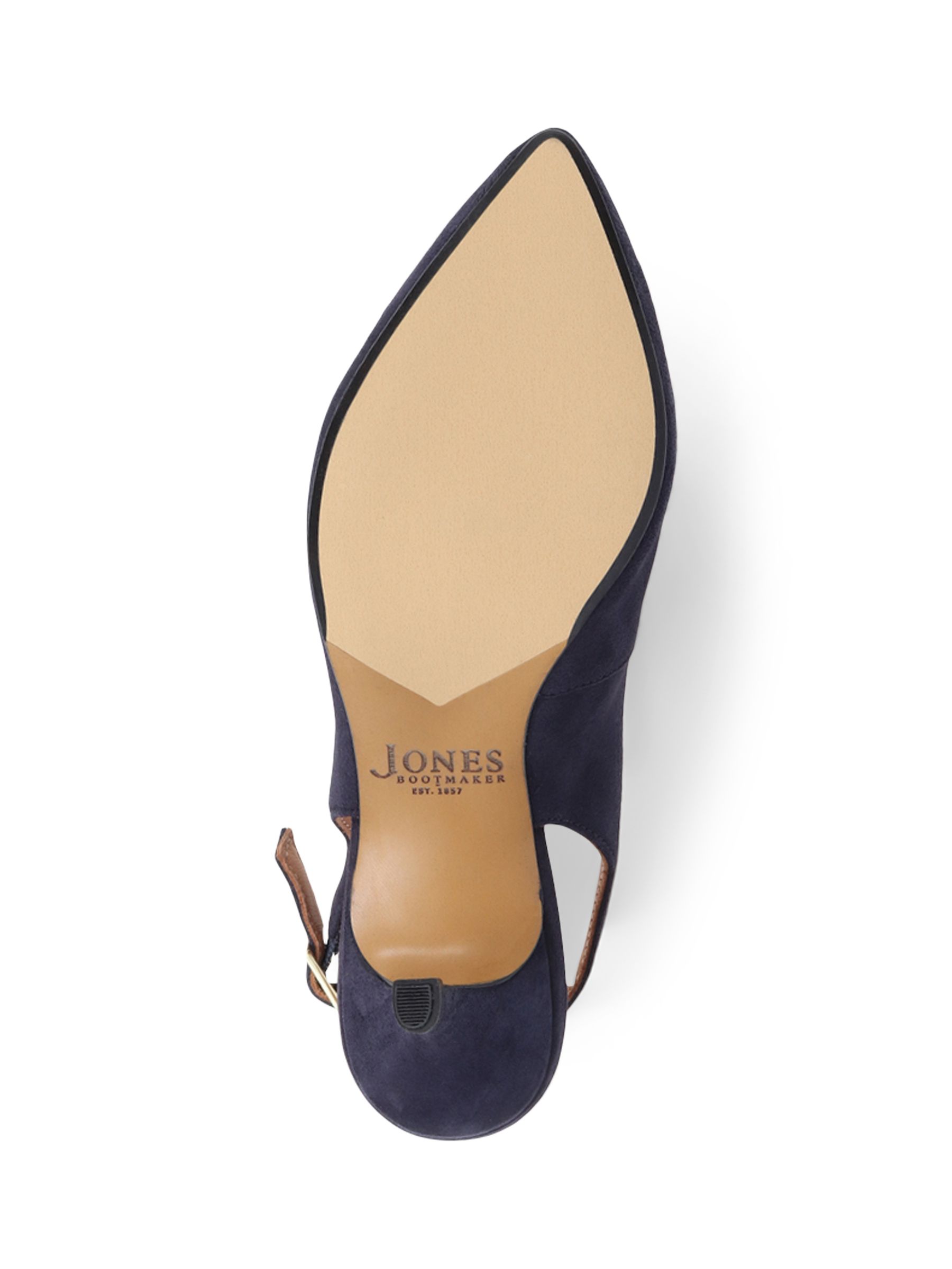 Buy Jones Bootmaker Navy Blue Zaria Slingback Heels from the Next UK ...