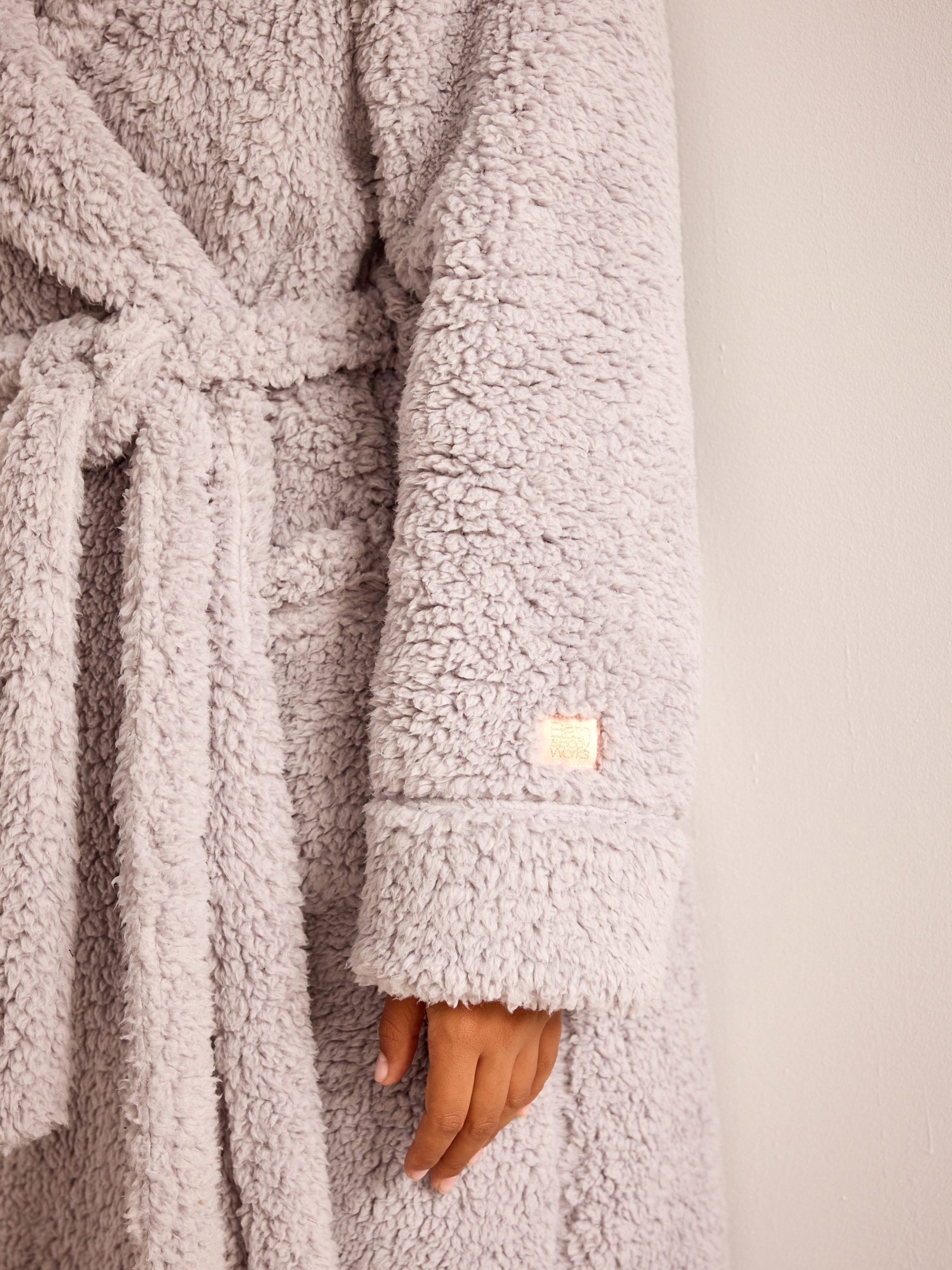 Buy Bath & Body Works Grey Fleece Robe from the Next UK online shop